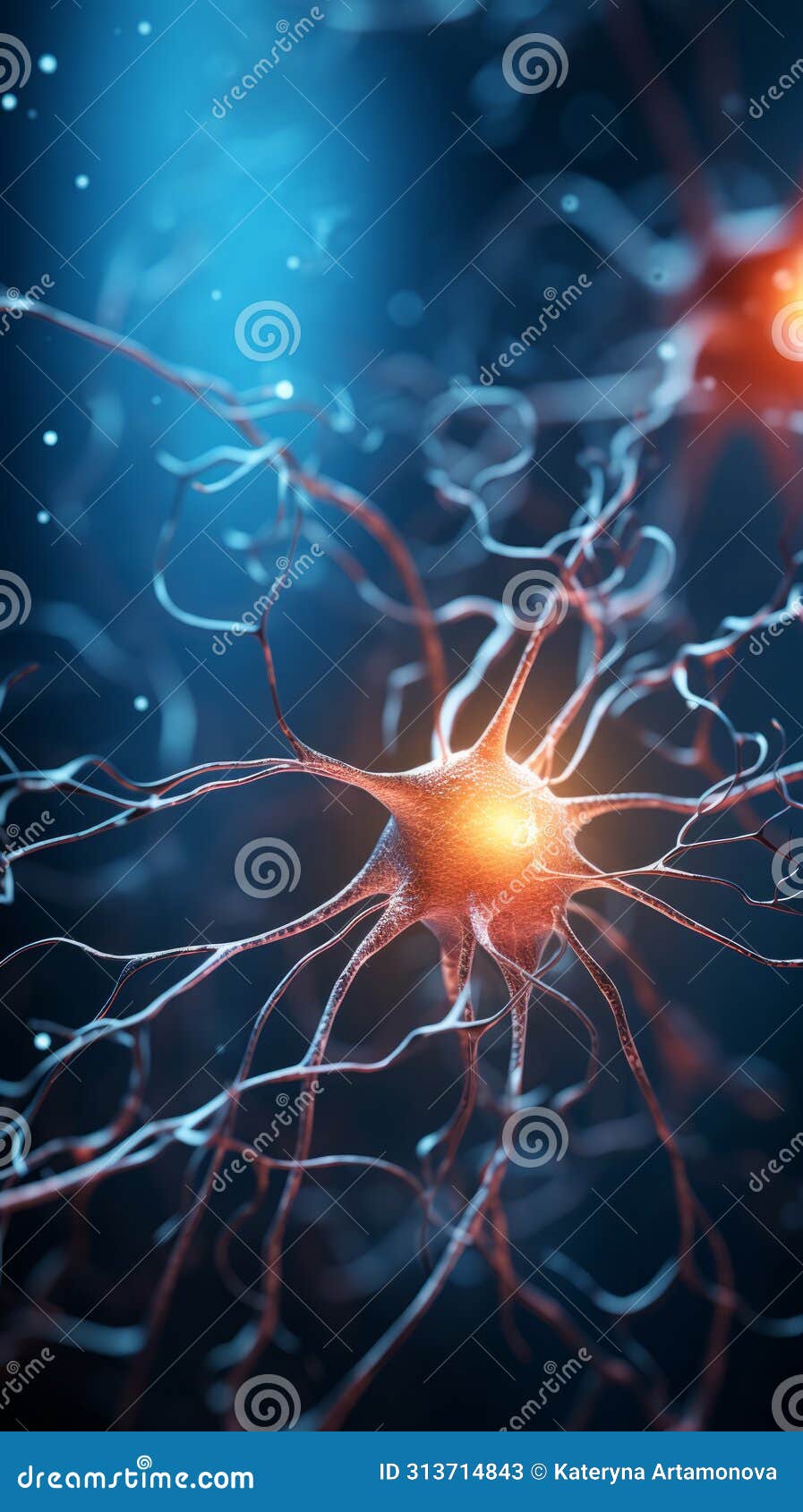 Neuron Cells Building A Neural Network Generative Ai Stock Image Image Of Generated Human