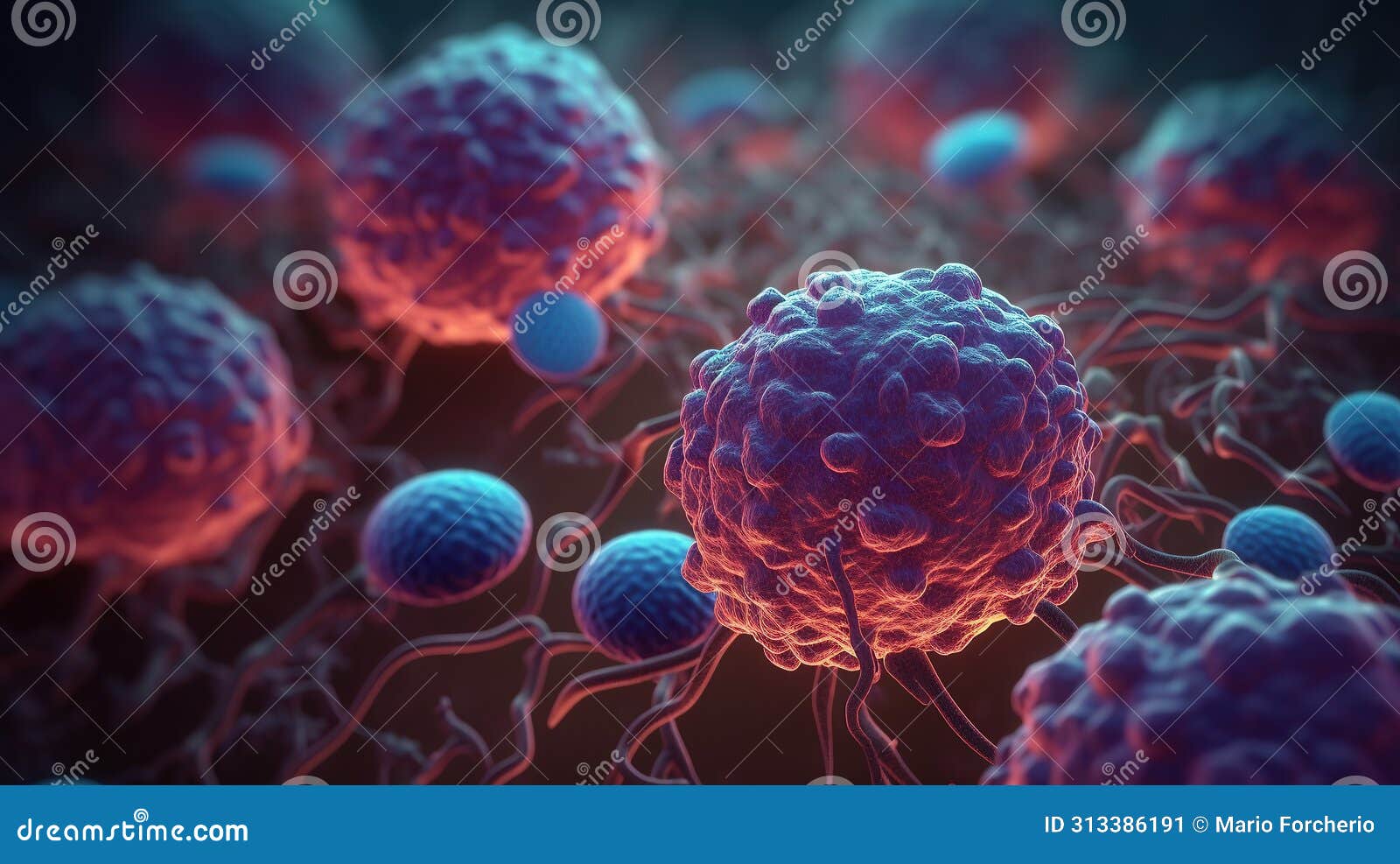 Neuron Cells, Concept and Illustration, Ai Generated Stock Illustration ...