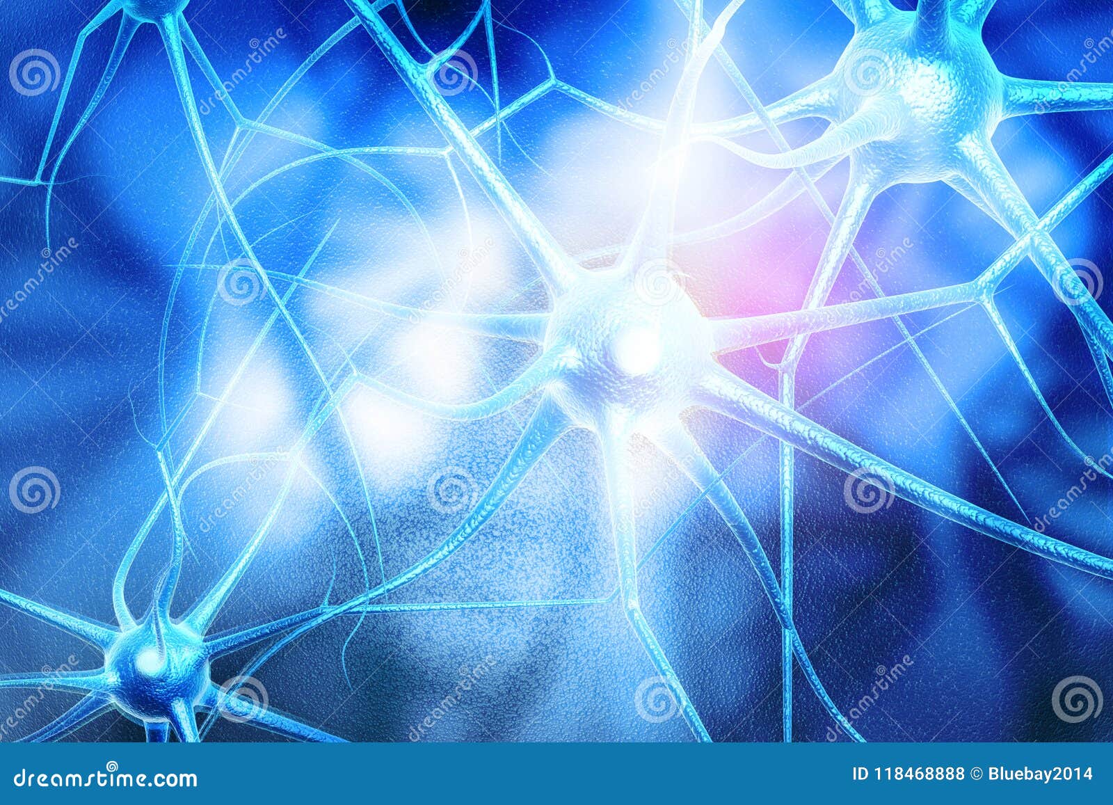 Neuron cells stock illustration. Illustration of micro - 118468888