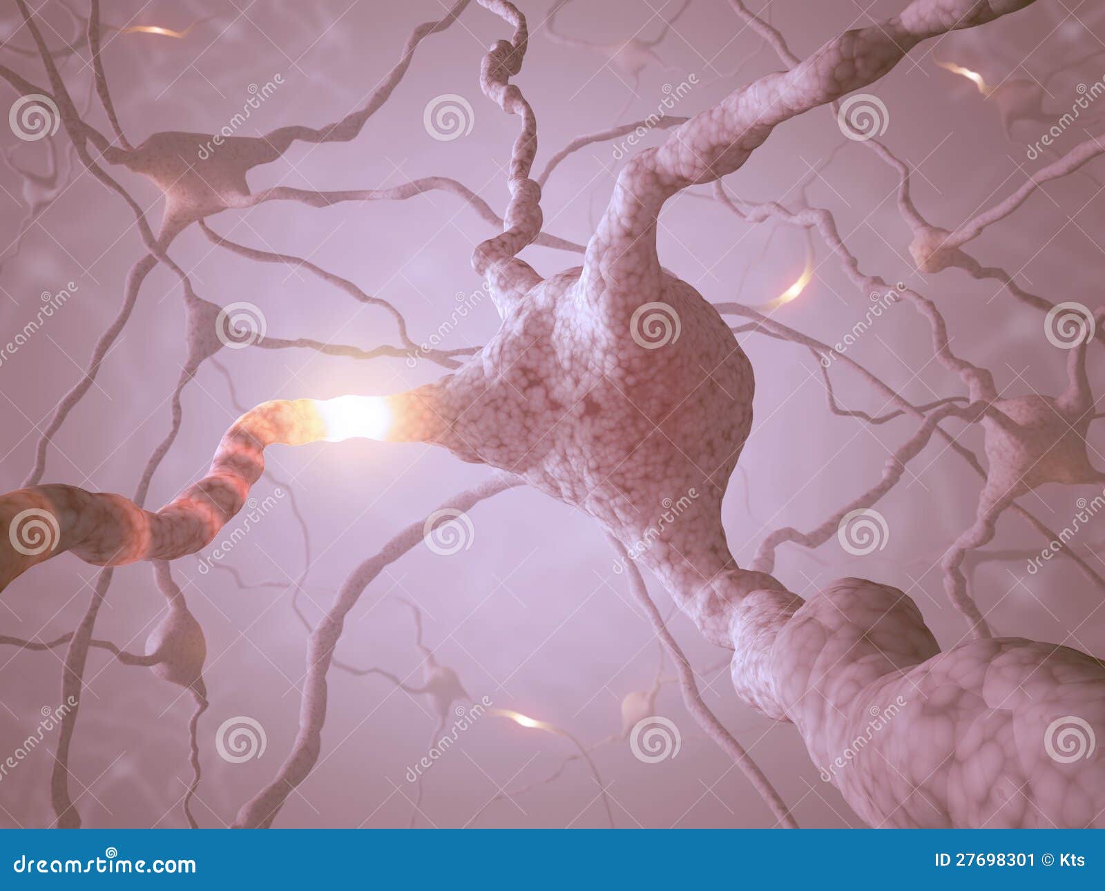 Neuron Concept stock illustration. Illustration of signal - 27698301