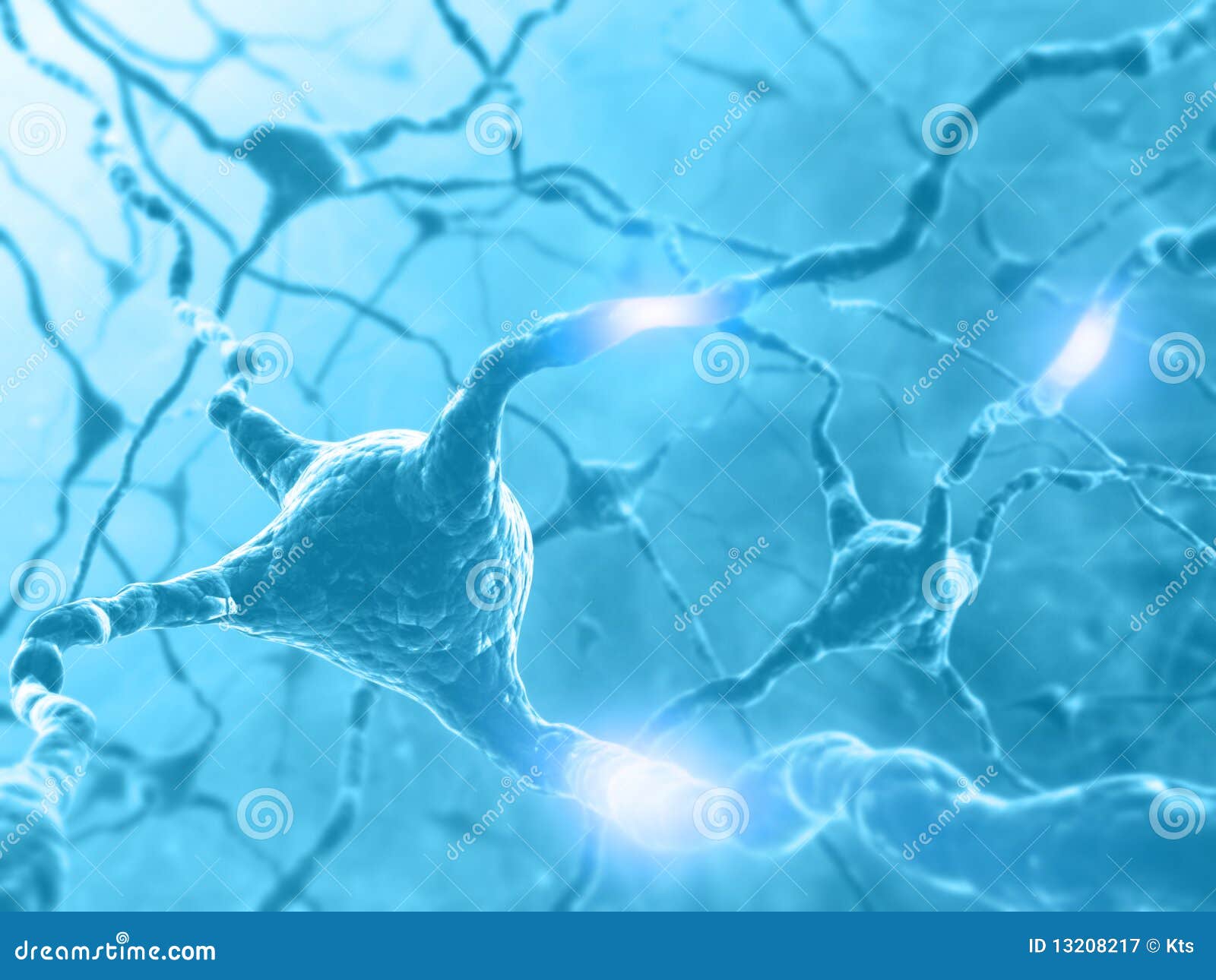 Neuron Energy stock illustration. Illustration of pulse - 13208217