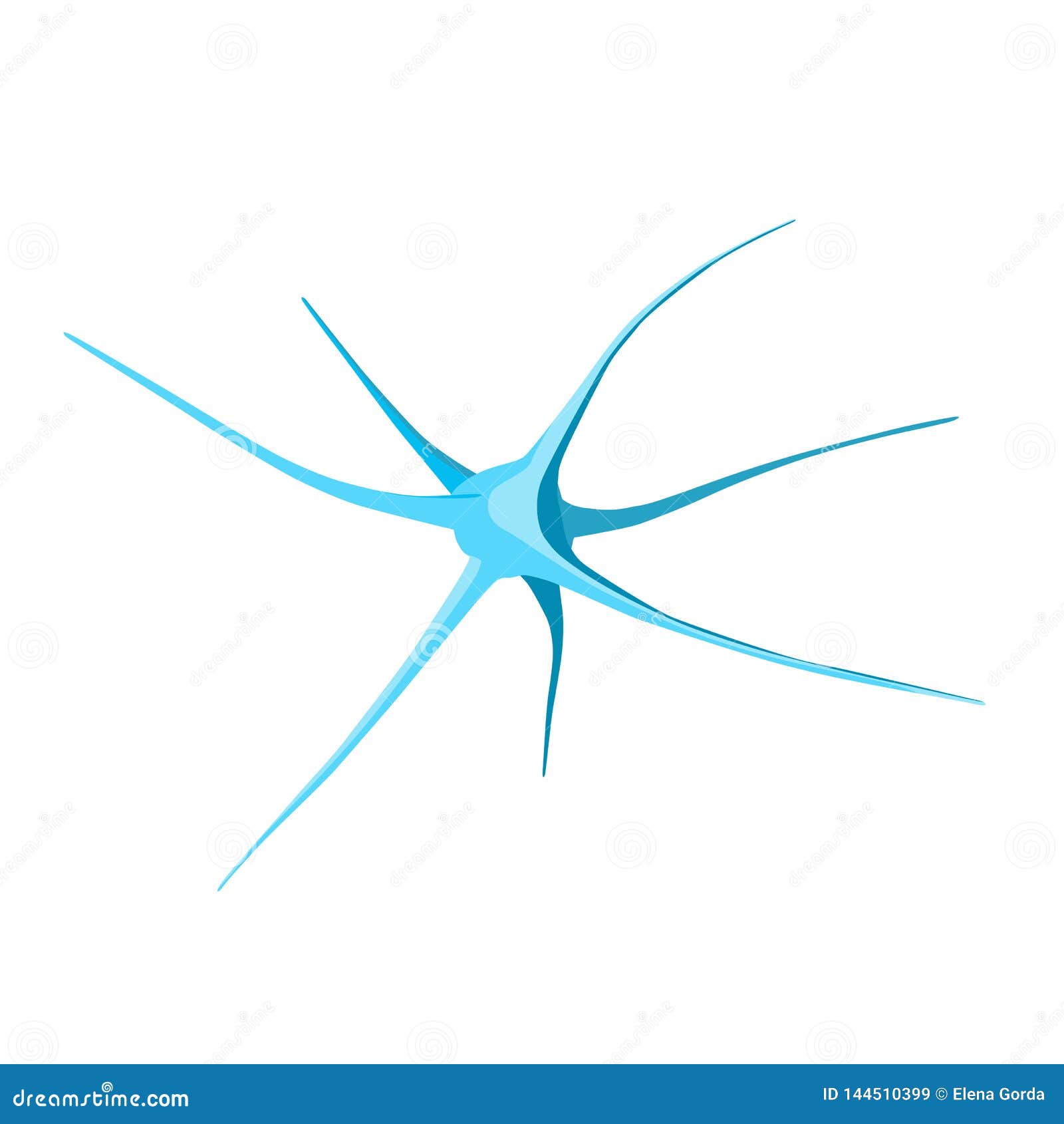 Neuron. Isometric Illustration Stock Vector - Illustration of ...