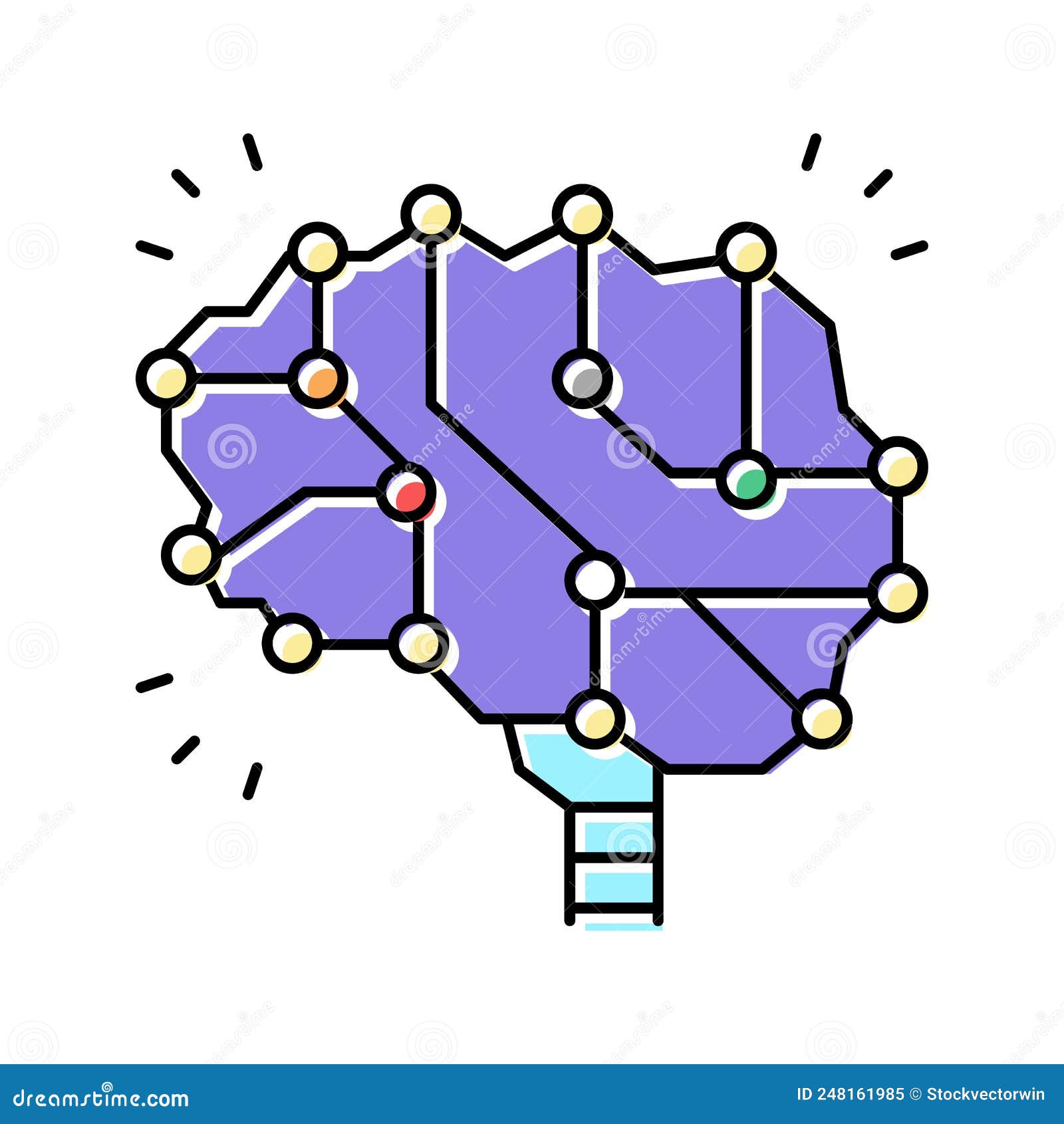 Knowledge Brain Showing Know How 3d Illustration Royalty-Free Stock ...