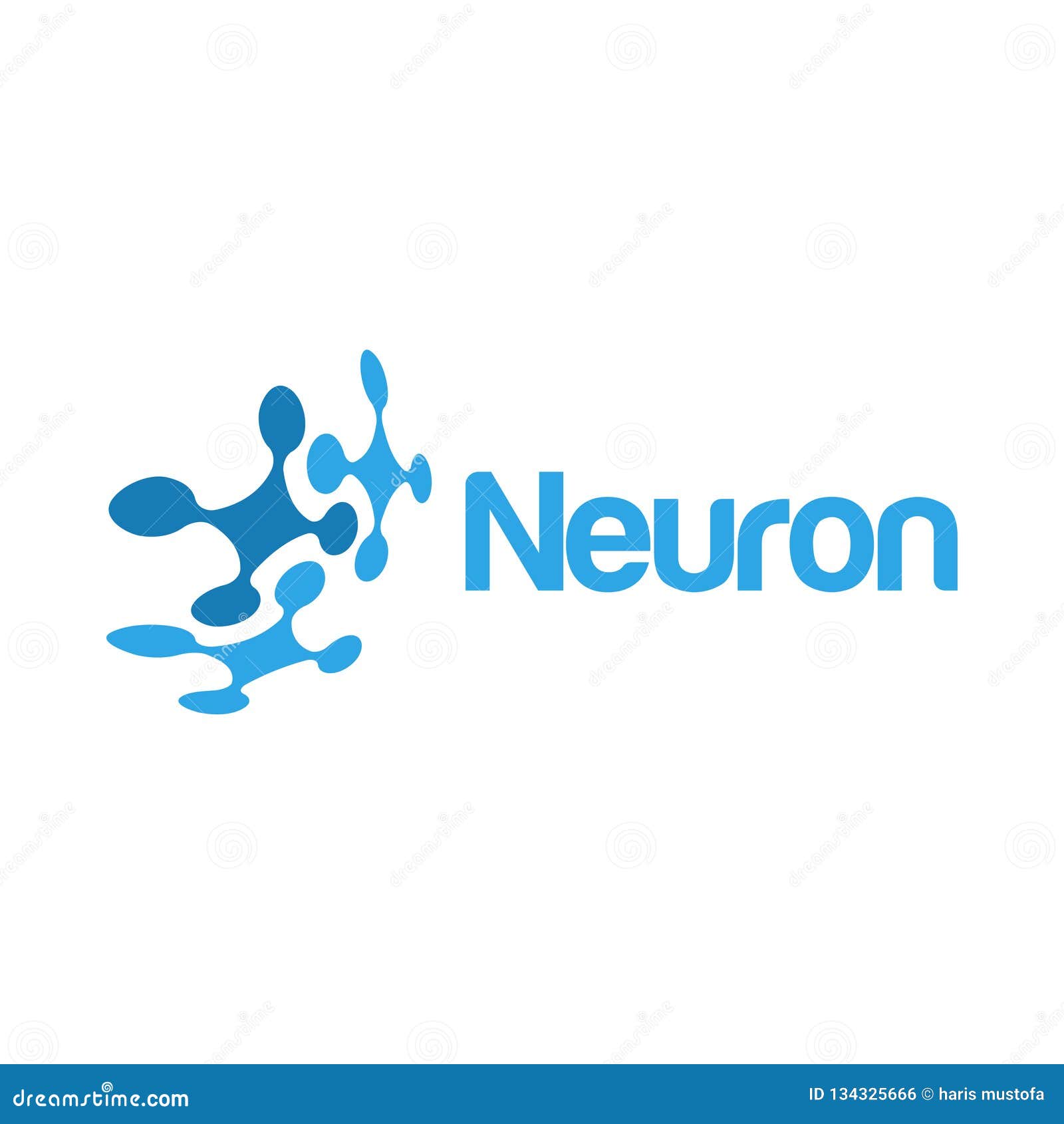 Neuron Logo Design Inspiration Stock Vector - Illustration of idea ...