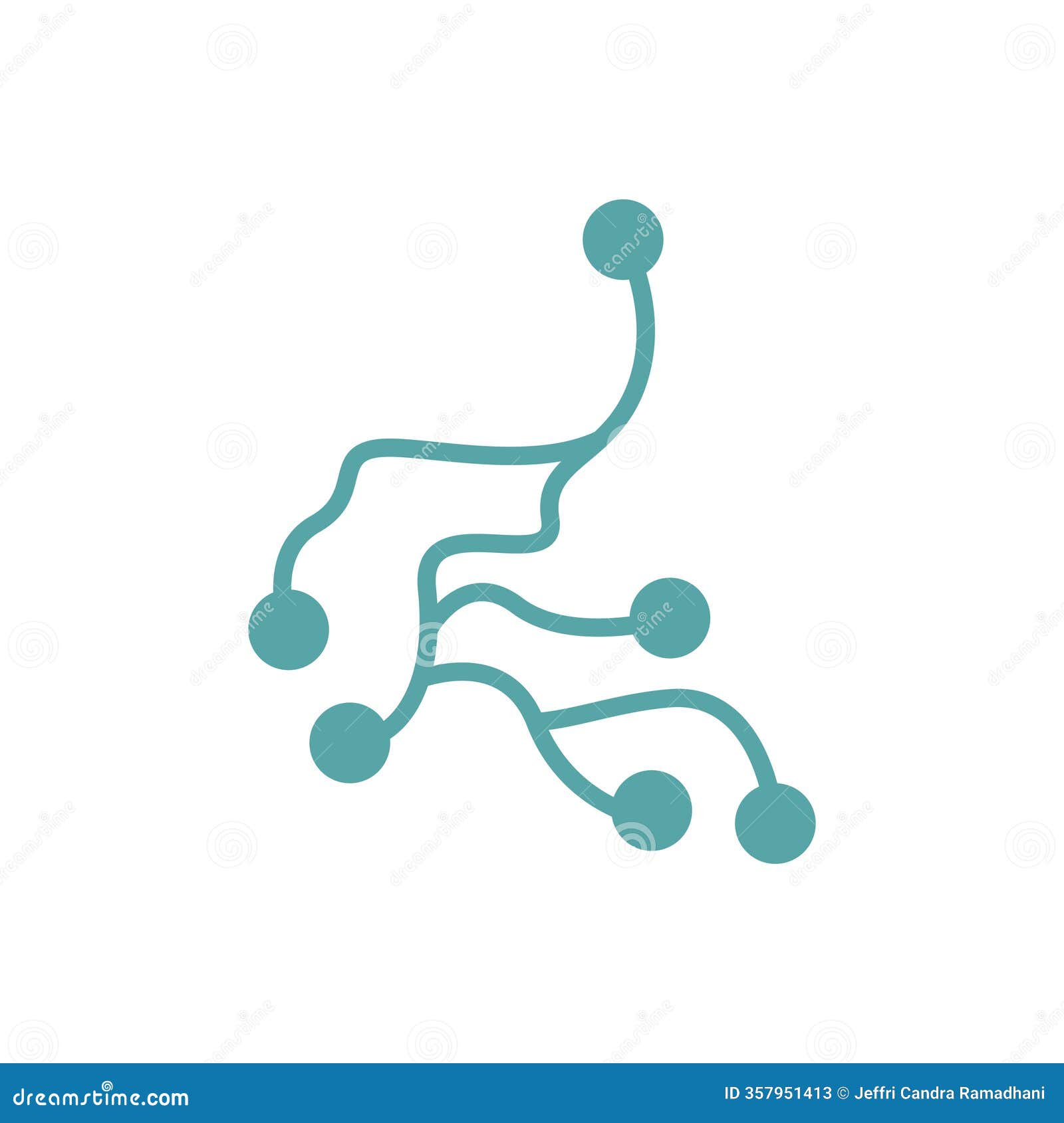 Neuron Logo Or Nerve Cell Healthy Abstract Molecule Design Template ...