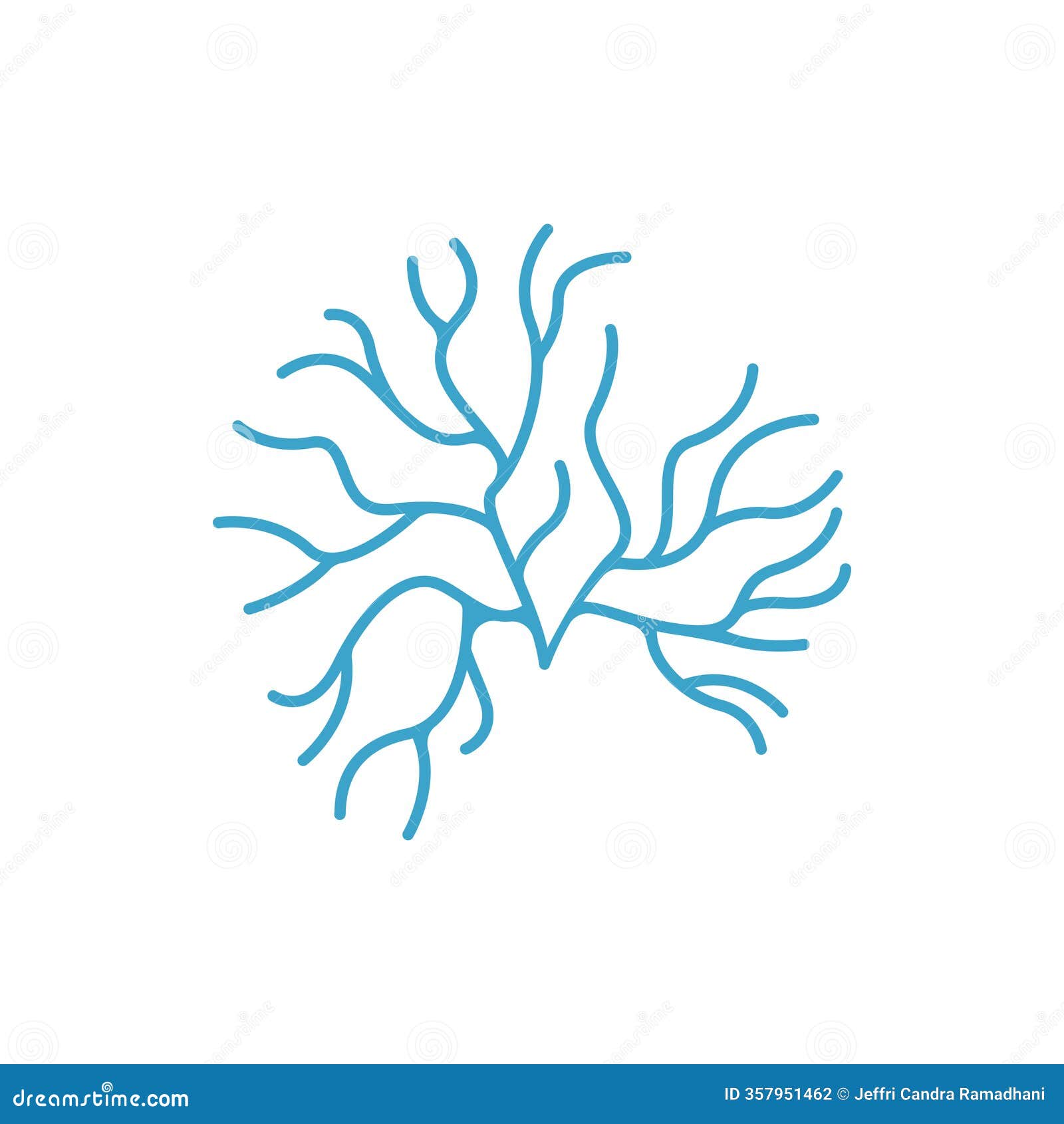 Neuron Logo Design Vector Nerve Cell Illustration Molecular DNA Health ...