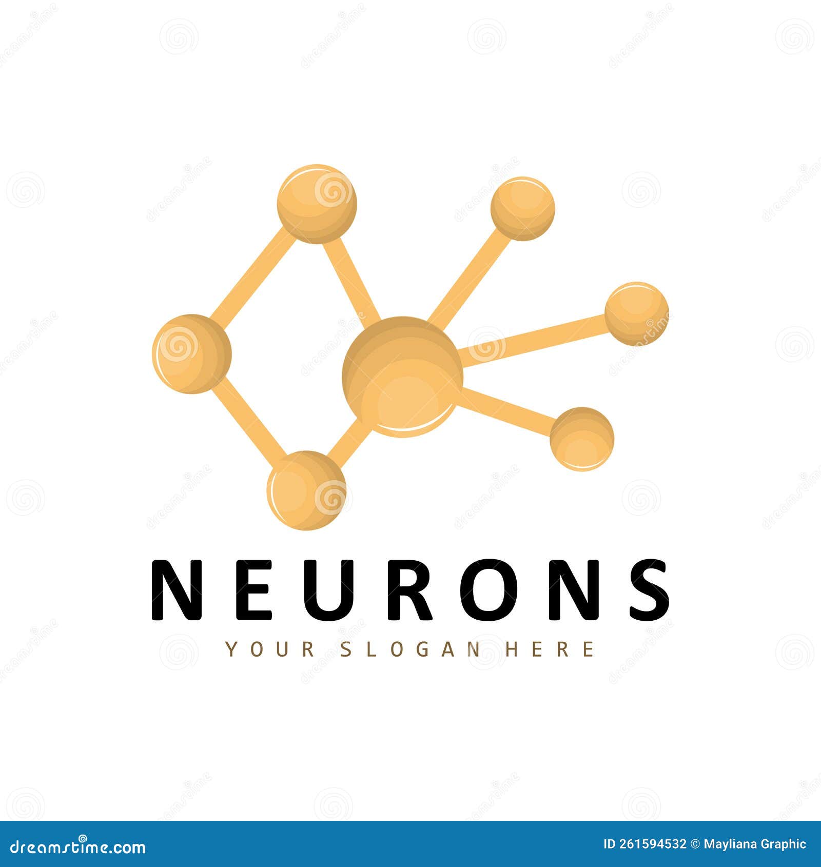 Neuron Logo, Molecule Logo Design, Vector and, Template Illustration ...