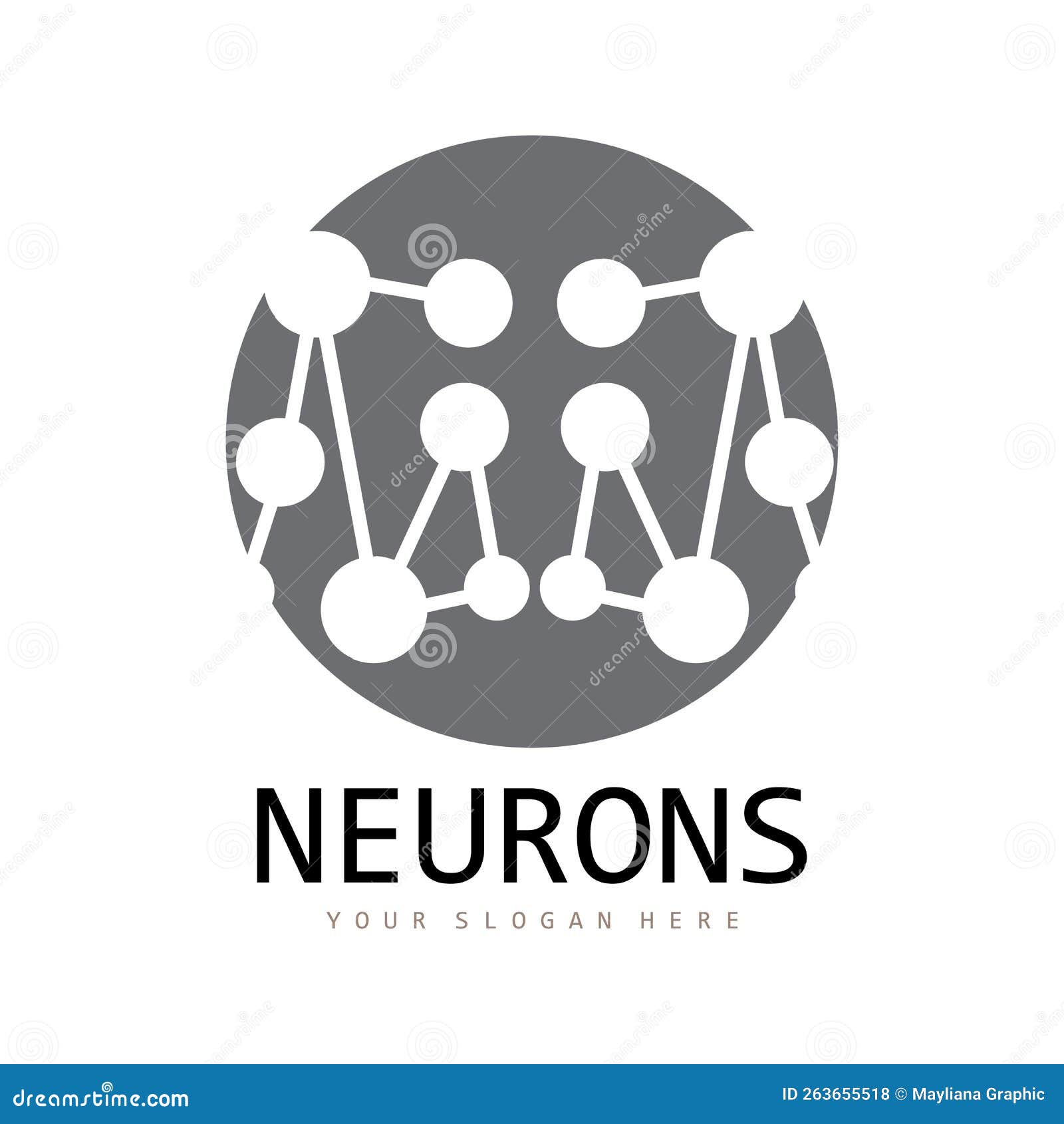 Neuron Logo, Molecule Logo Design, Vector and, Template Illustration ...