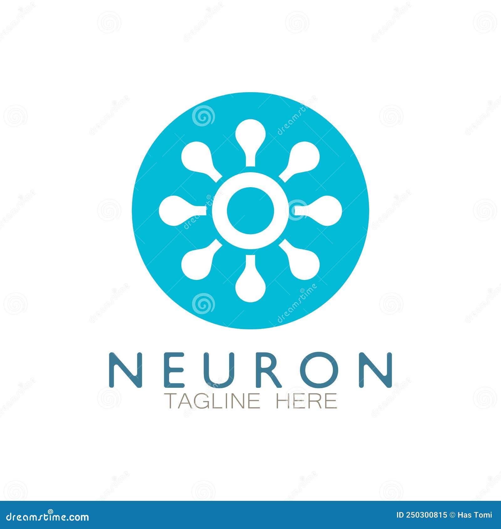 Neuron Logo or Nerve Cell Logo Design,molecule Logo Illustration ...