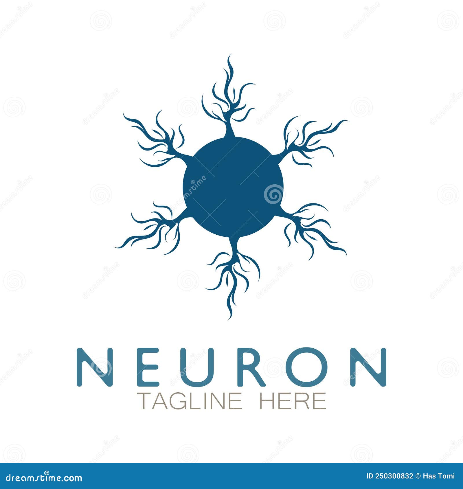 Neuron Logo or Nerve Cell Logo Design,molecule Logo Illustration ...