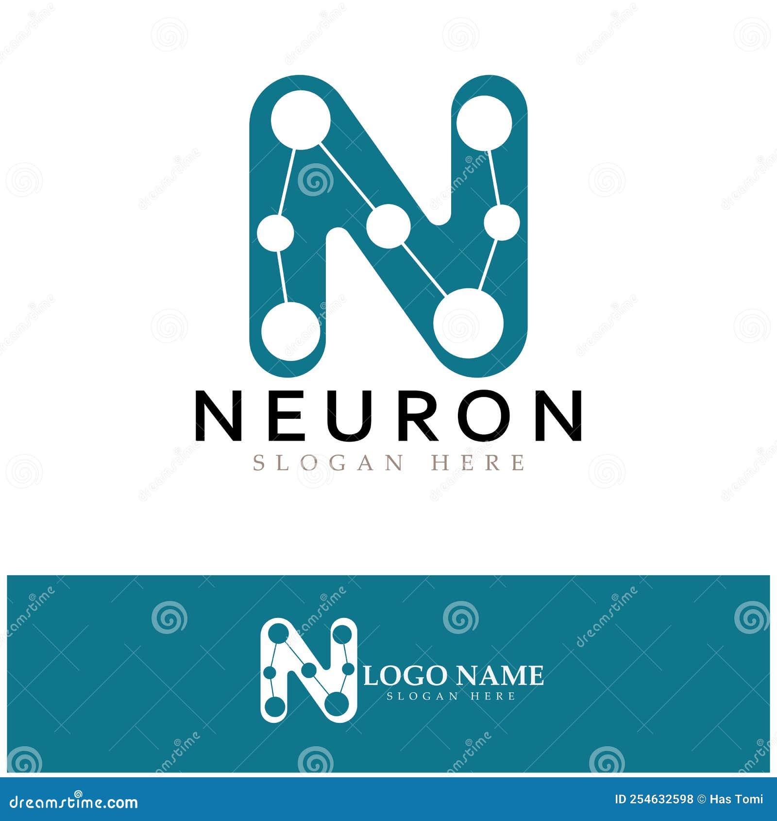 Neuron Logo or Nerve Cell Logo Design,molecule Logo Illustration ...