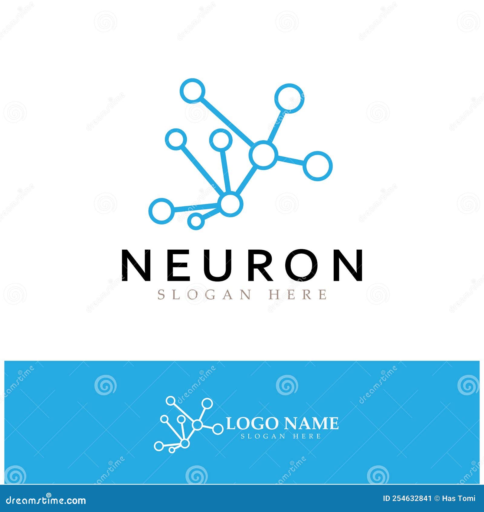 Neuron Logo or Nerve Cell Logo Design,molecule Logo Illustration ...