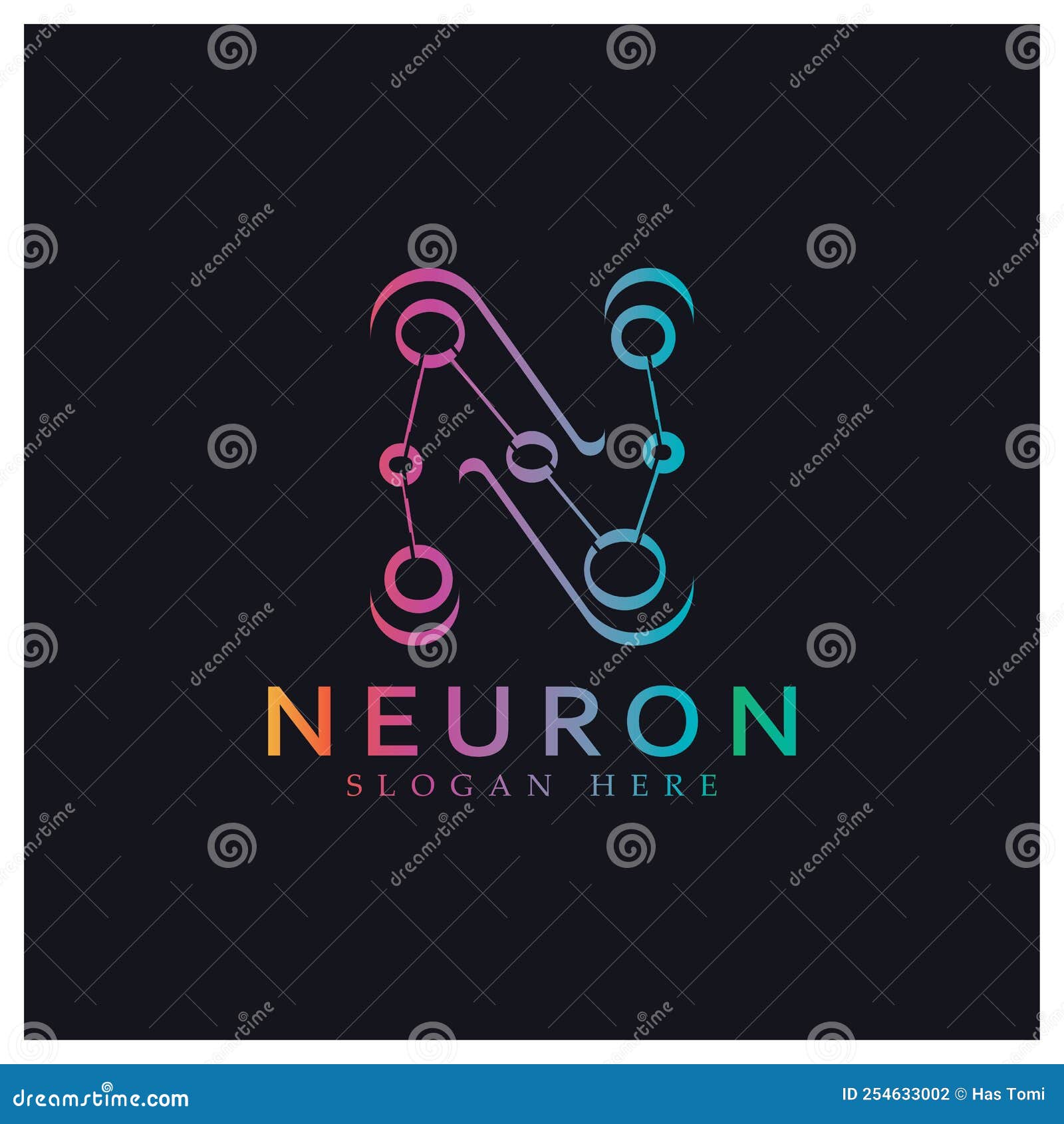 Neuron Logo or Nerve Cell Logo Design,molecule Logo Illustration ...