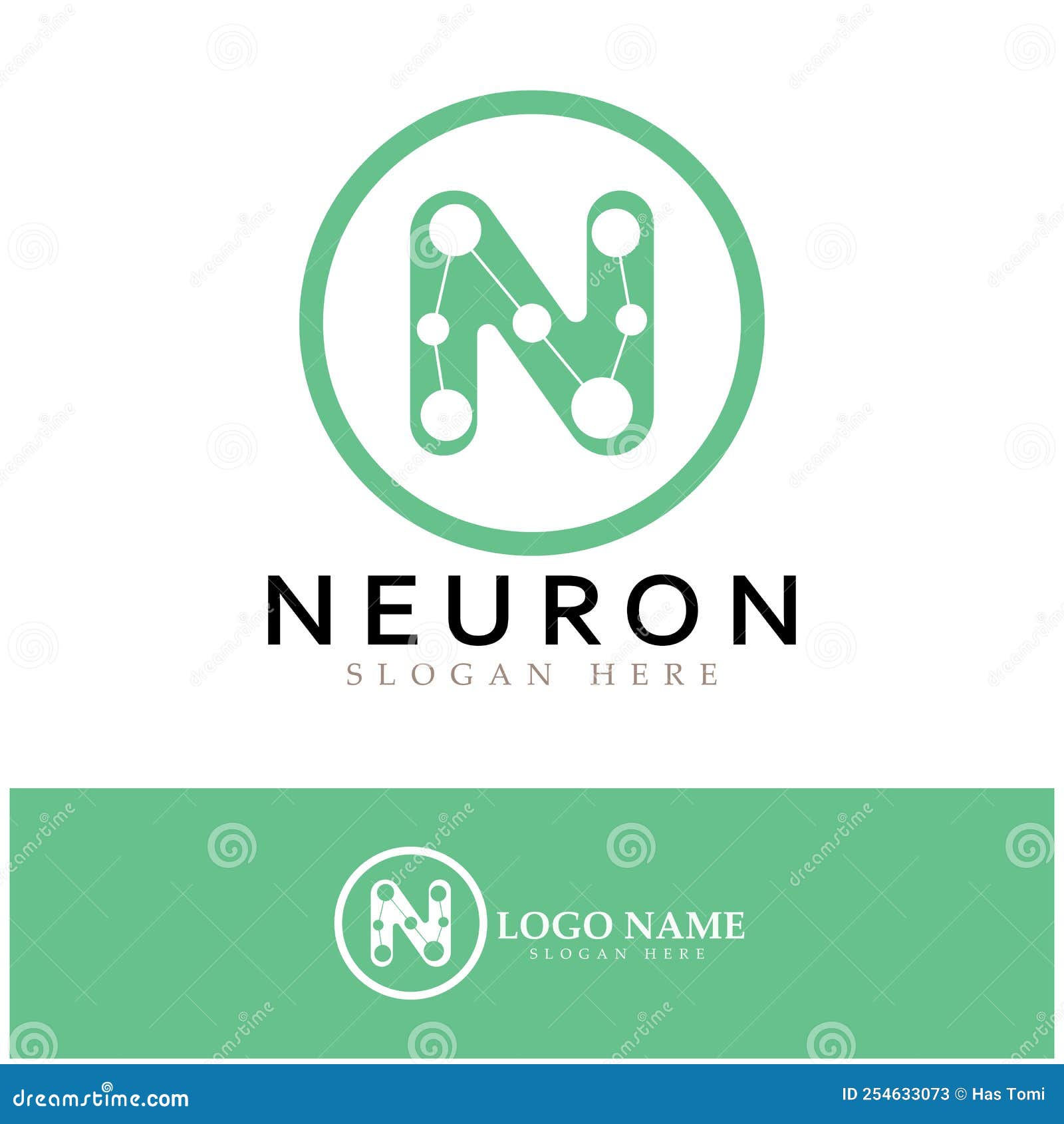 Neuron Logo or Nerve Cell Logo Design,molecule Logo Illustration ...