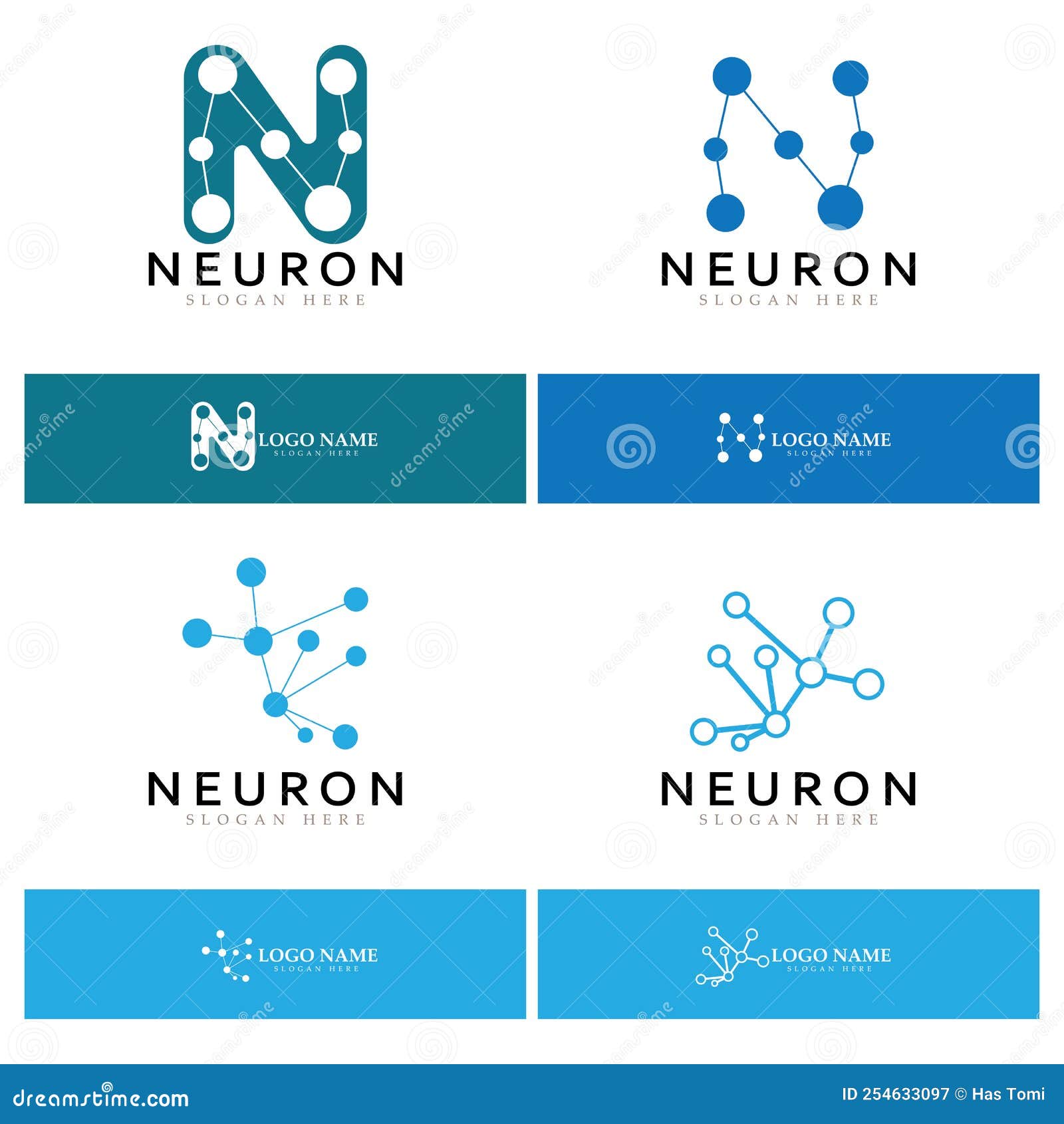 Neuron Logo or Nerve Cell Logo Design,molecule Logo Illustration ...