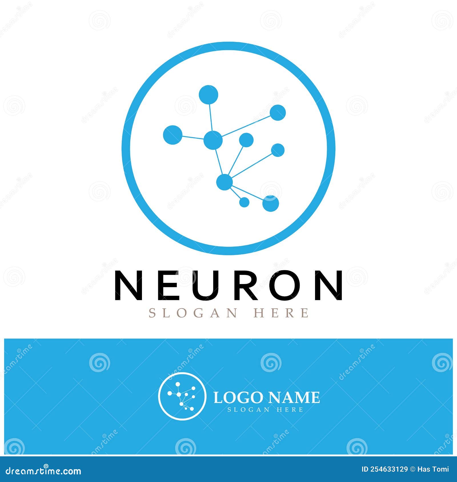 Neuron Logo or Nerve Cell Logo Design,molecule Logo Illustration ...