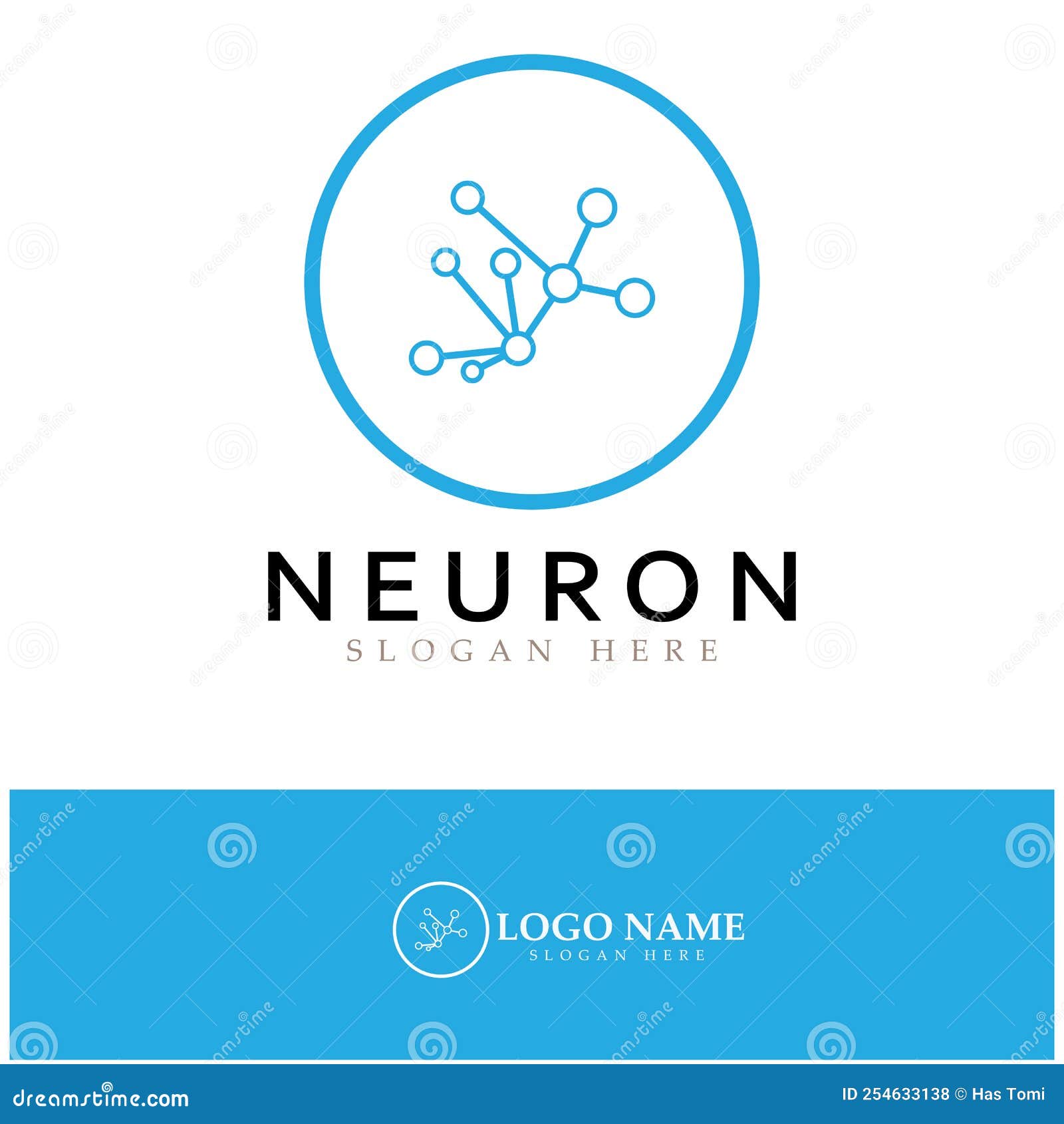 Neuron Logo or Nerve Cell Logo Design,molecule Logo Illustration ...