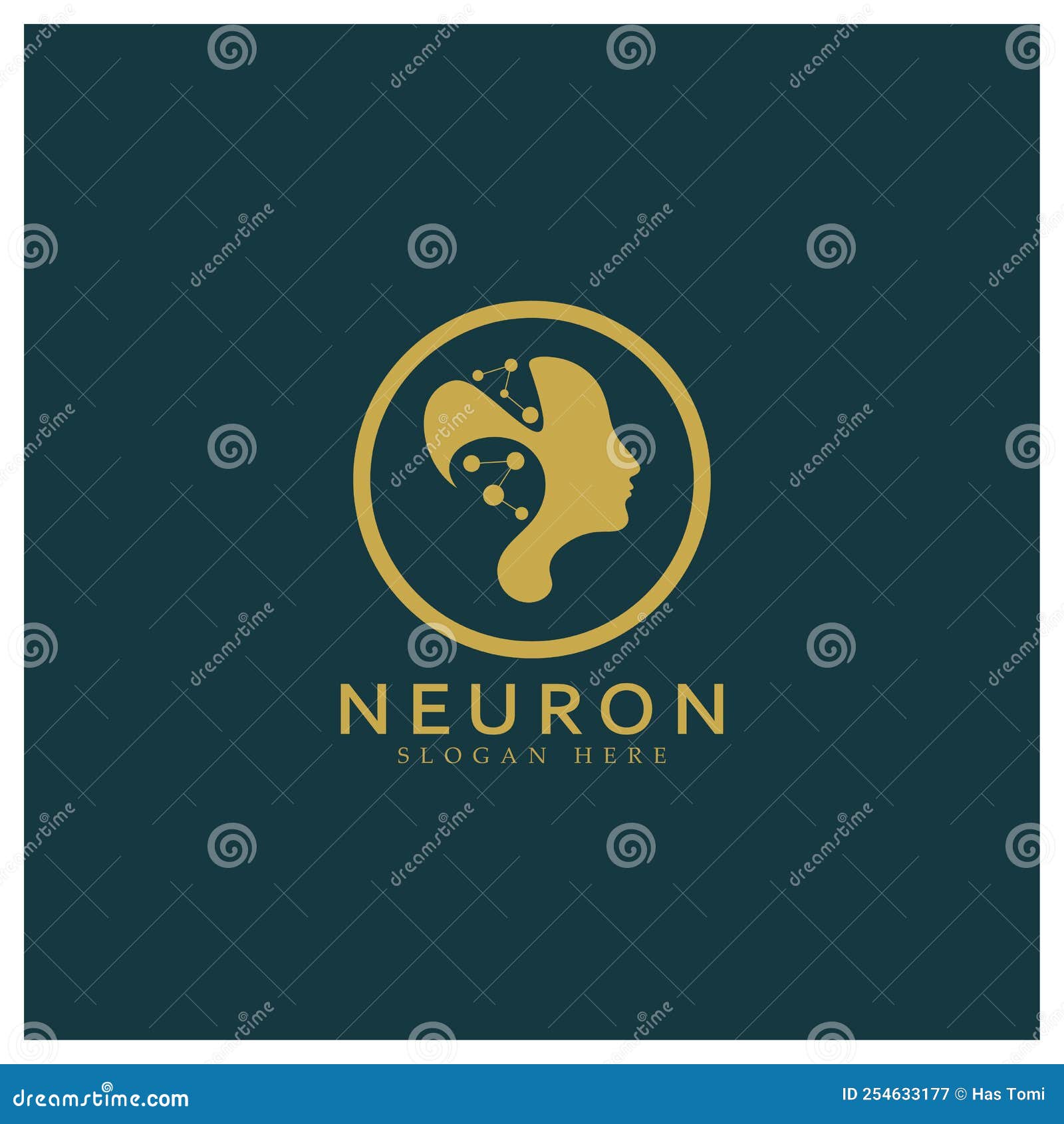 Neuron Logo or Nerve Cell Logo Design,molecule Logo Illustration ...