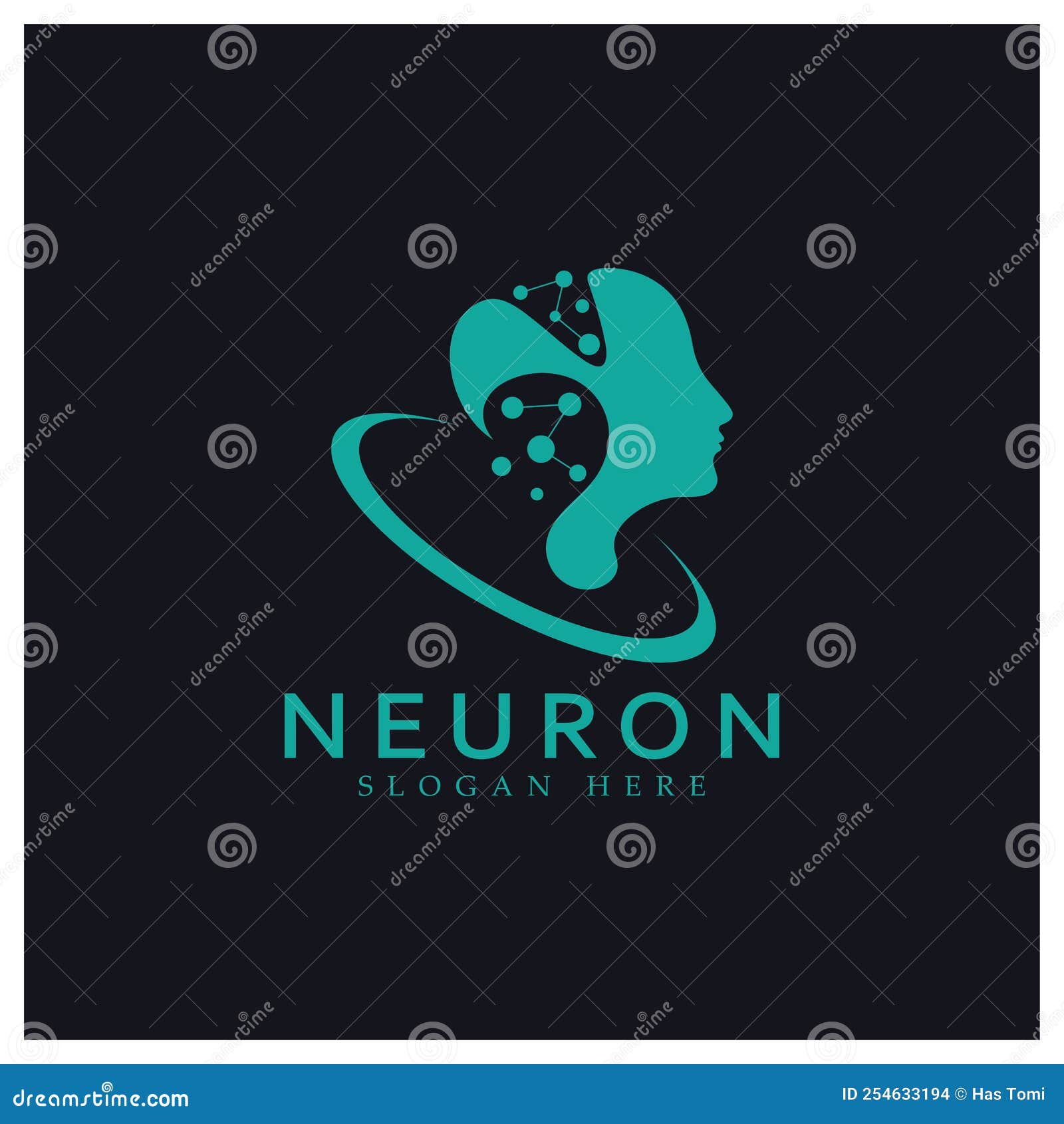 Neuron Logo or Nerve Cell Logo Design,molecule Logo Illustration ...