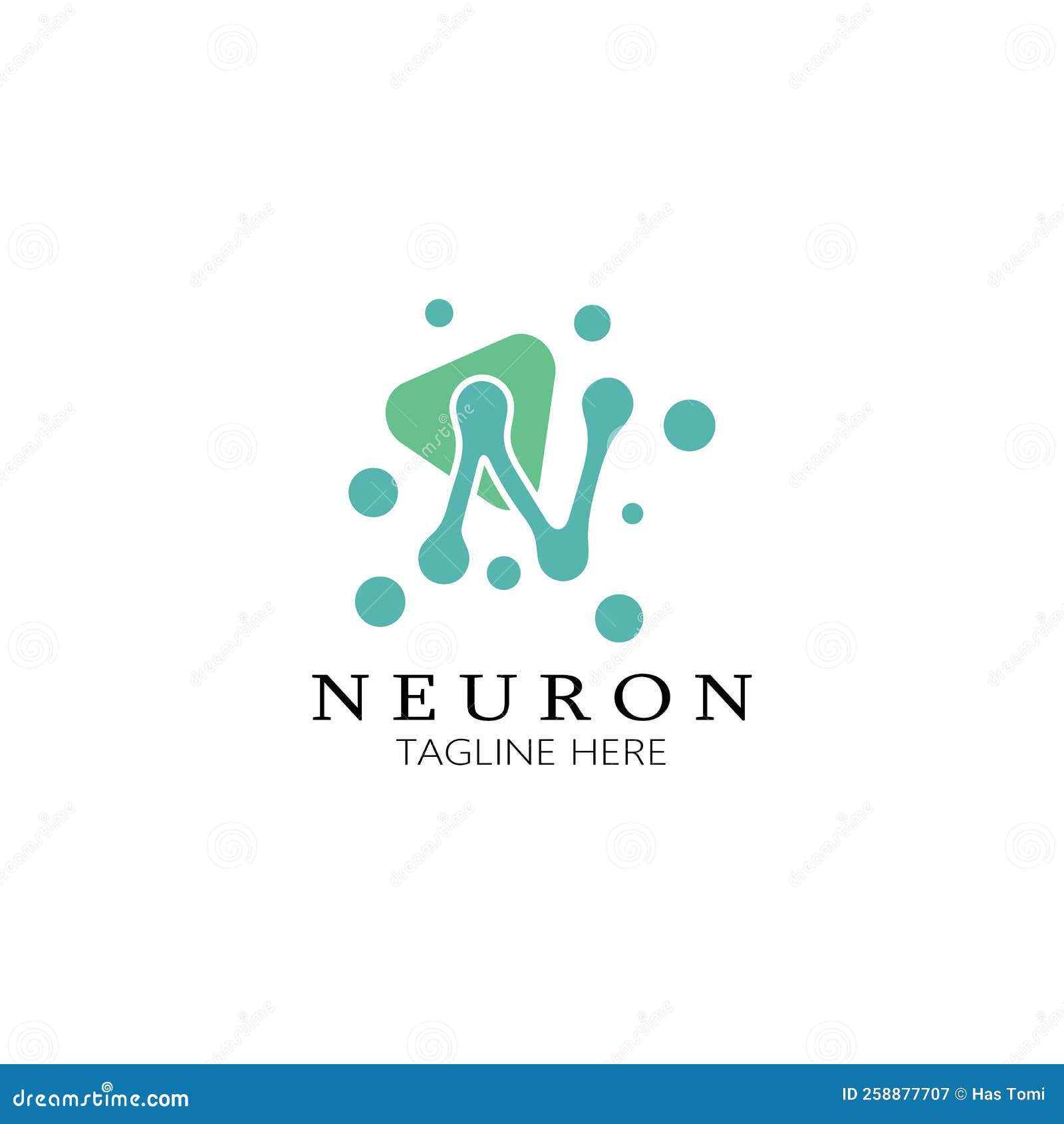 Neuron Logo or Nerve Cell Logo Design,molecule Logo Illustration ...