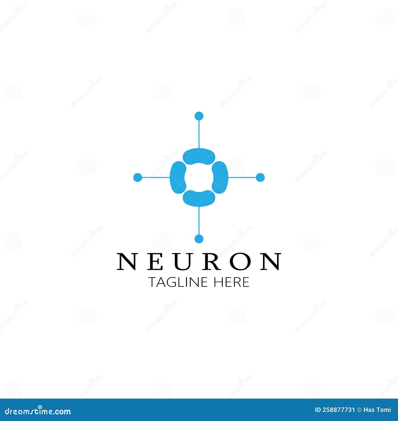 Neuron Logo or Nerve Cell Logo Design,molecule Logo Illustration ...