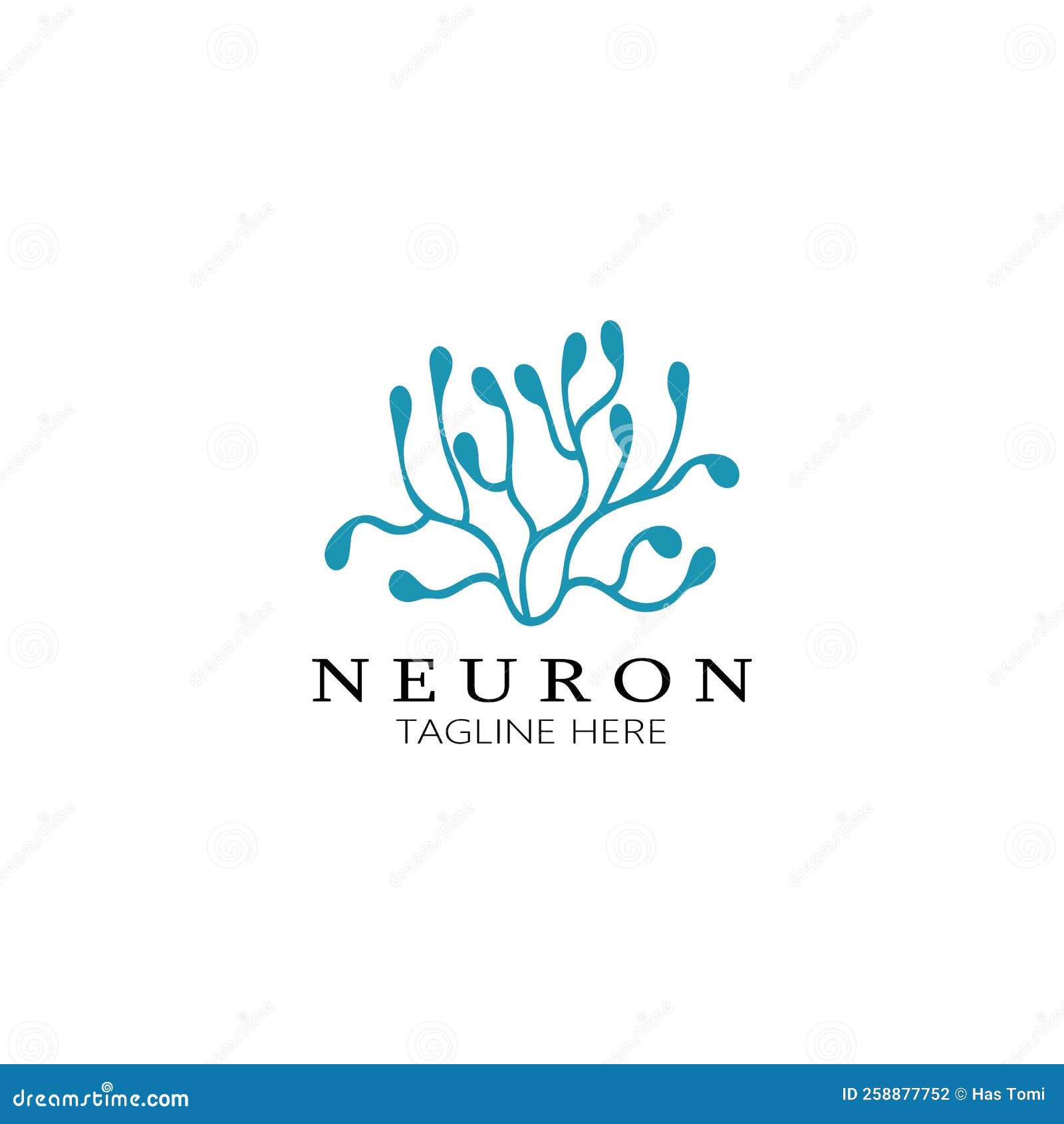 Neuron Logo or Nerve Cell Logo Design,molecule Logo Illustration ...