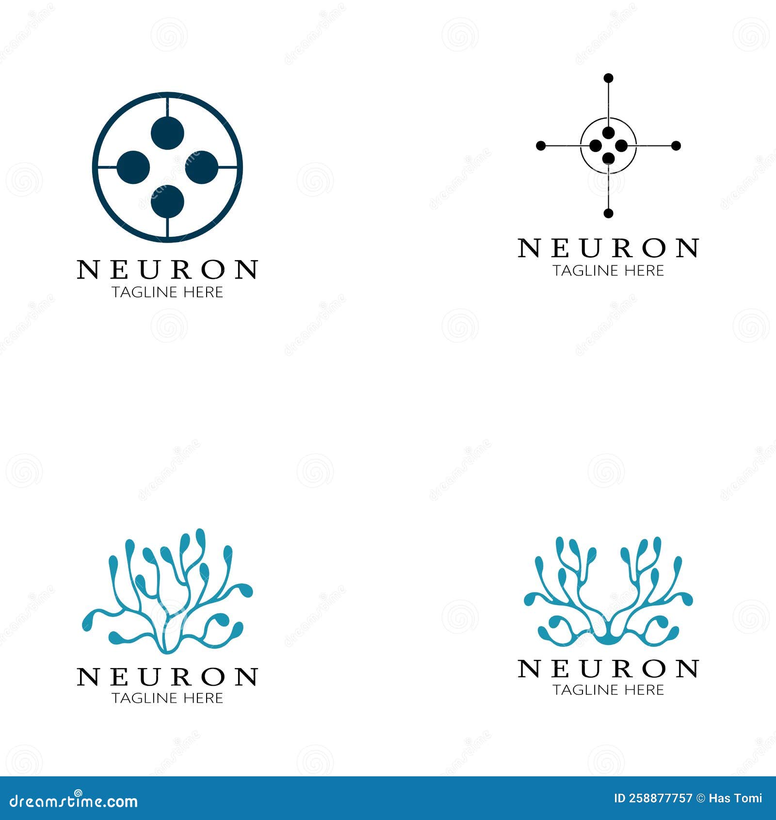 Neuron Logo or Nerve Cell Logo Design,molecule Logo Illustration ...