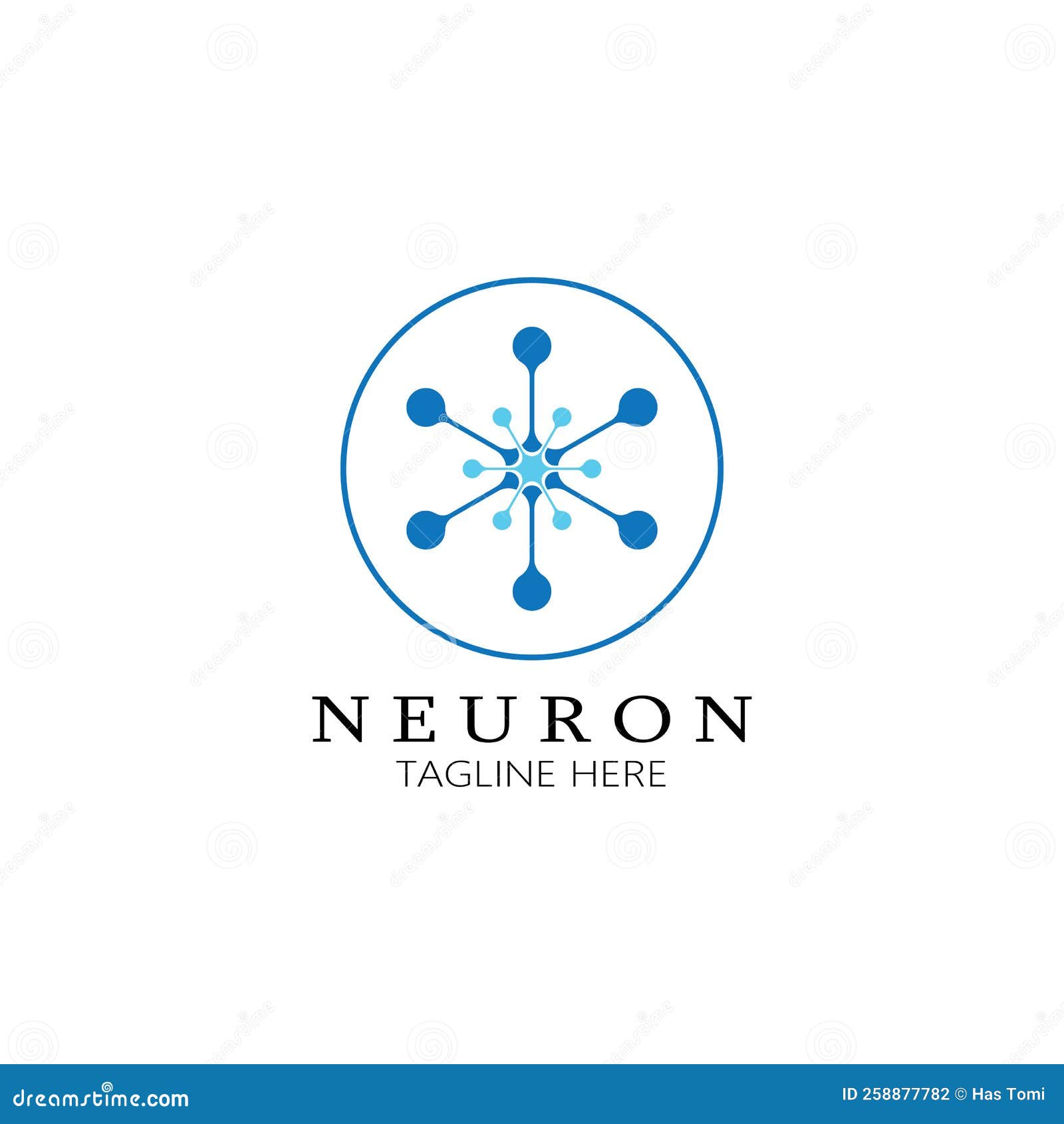 Neuron Logo or Nerve Cell Logo Design,molecule Logo Illustration ...