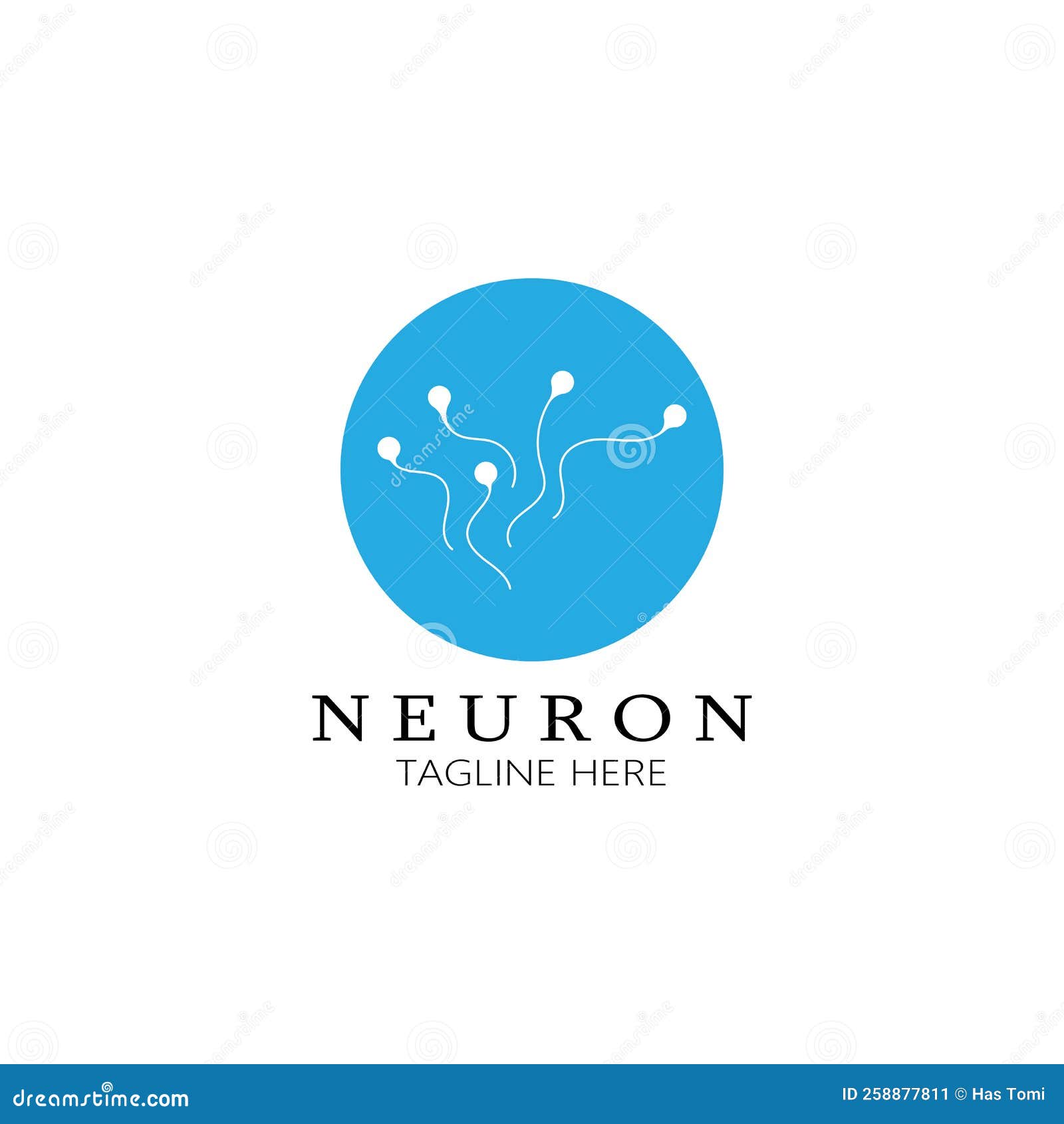 Neuron Logo or Nerve Cell Logo Design,molecule Logo Illustration ...