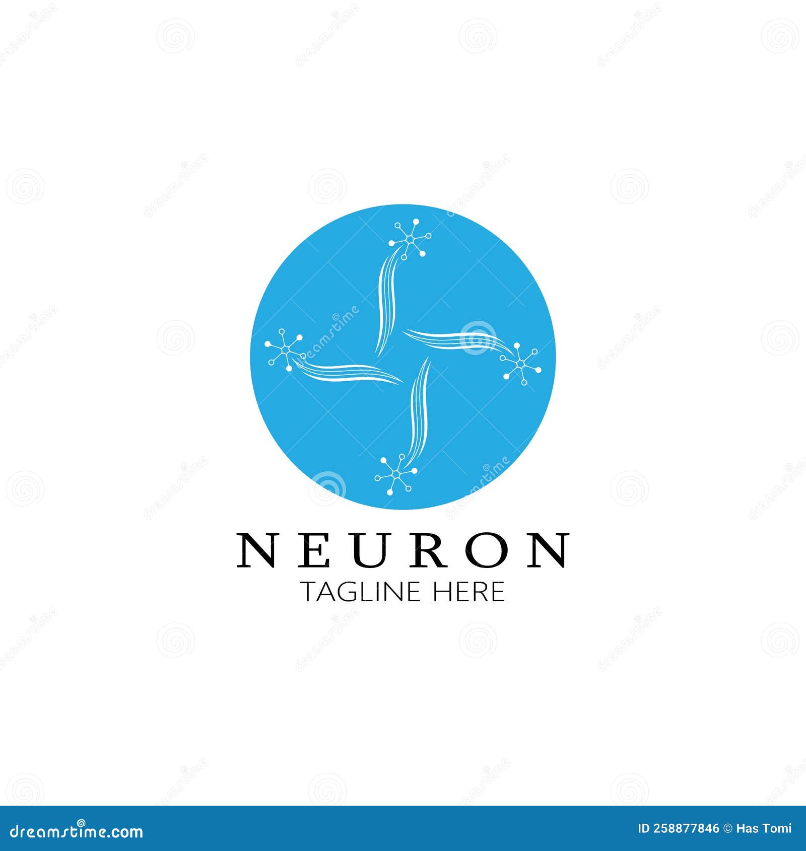 Neuron Logo or Nerve Cell Logo Design,molecule Logo Illustration ...