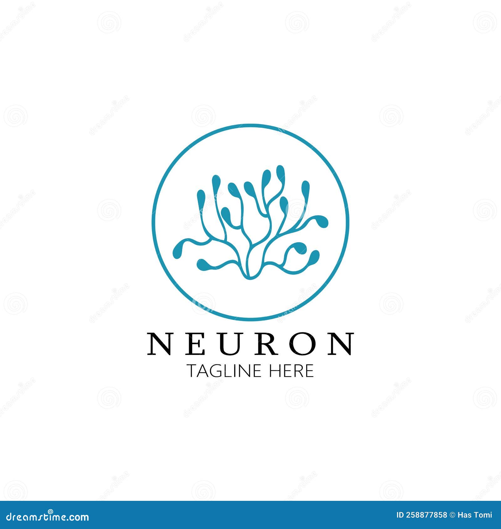 Neuron Logo or Nerve Cell Logo Design,molecule Logo Illustration ...