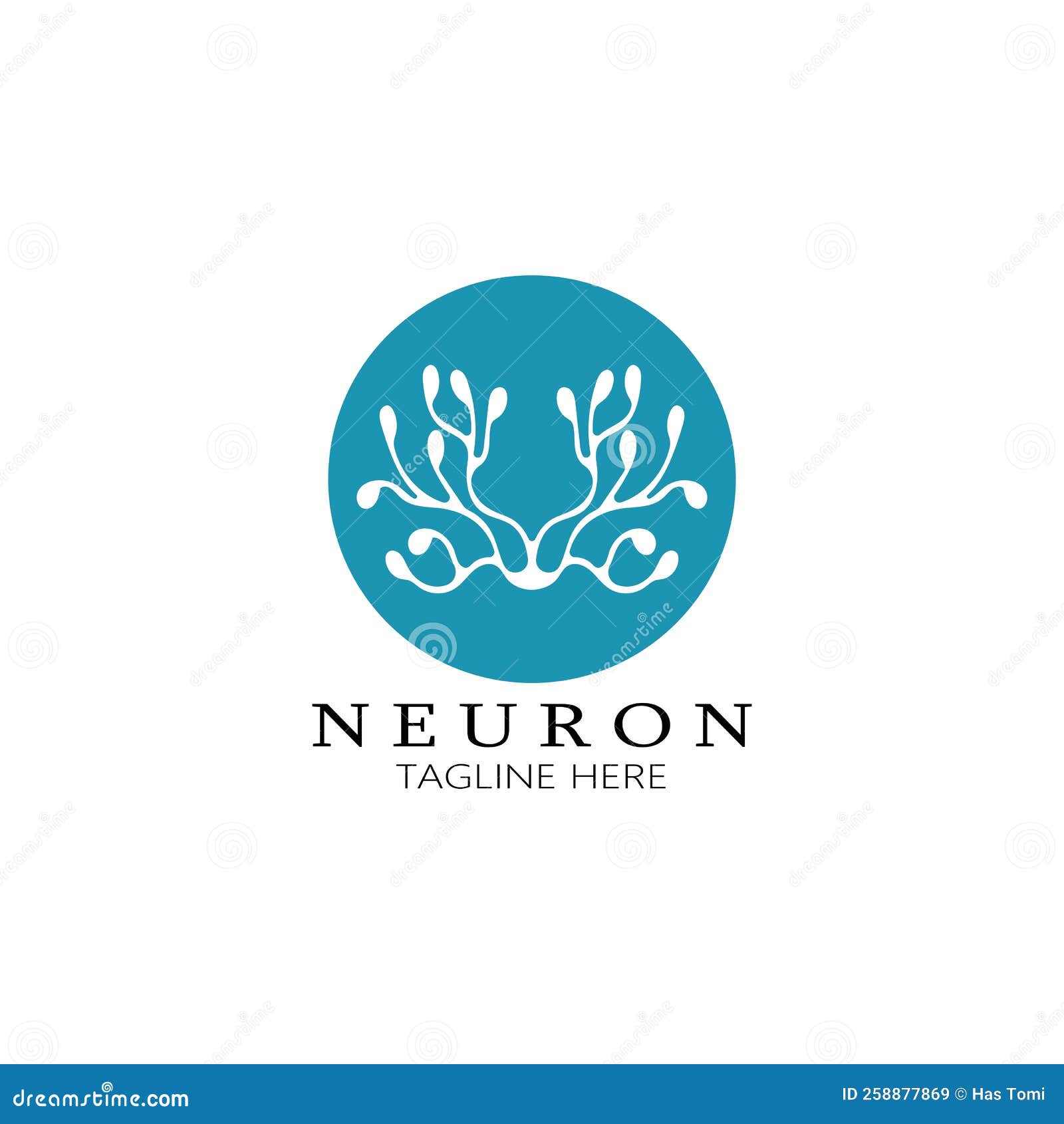 Neuron Logo or Nerve Cell Logo Design,molecule Logo Illustration ...