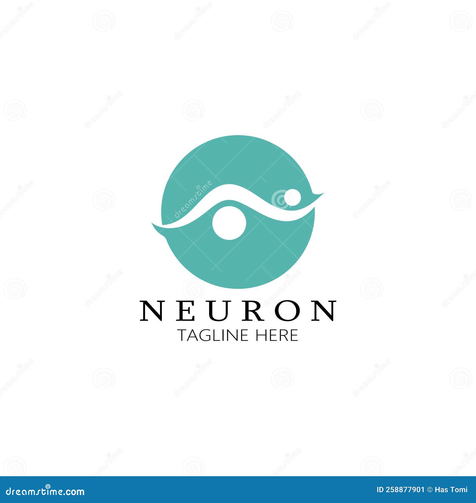 Neuron Logo or Nerve Cell Logo Design,molecule Logo Illustration ...