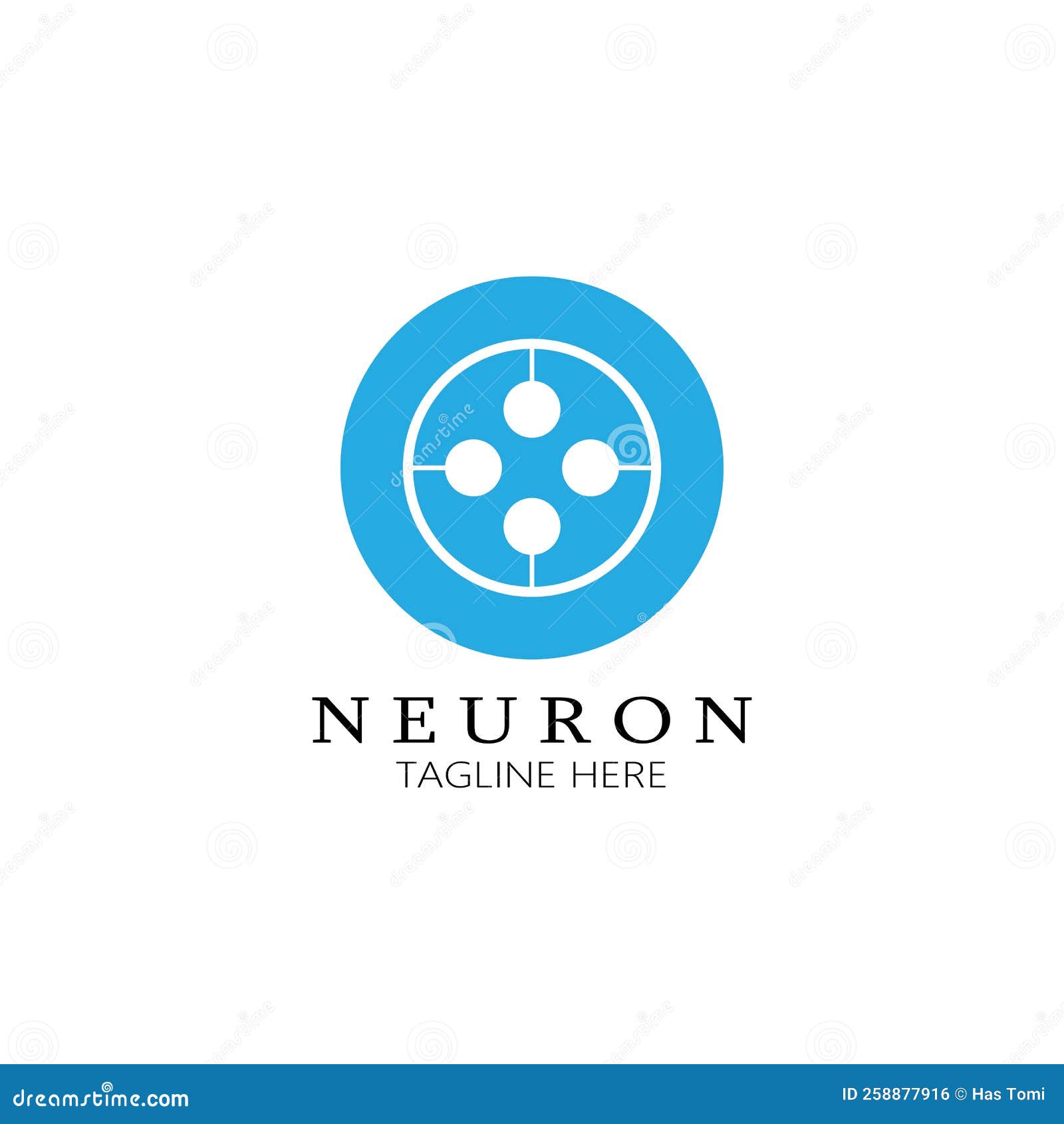 Neuron Logo or Nerve Cell Logo Design,molecule Logo Illustration ...