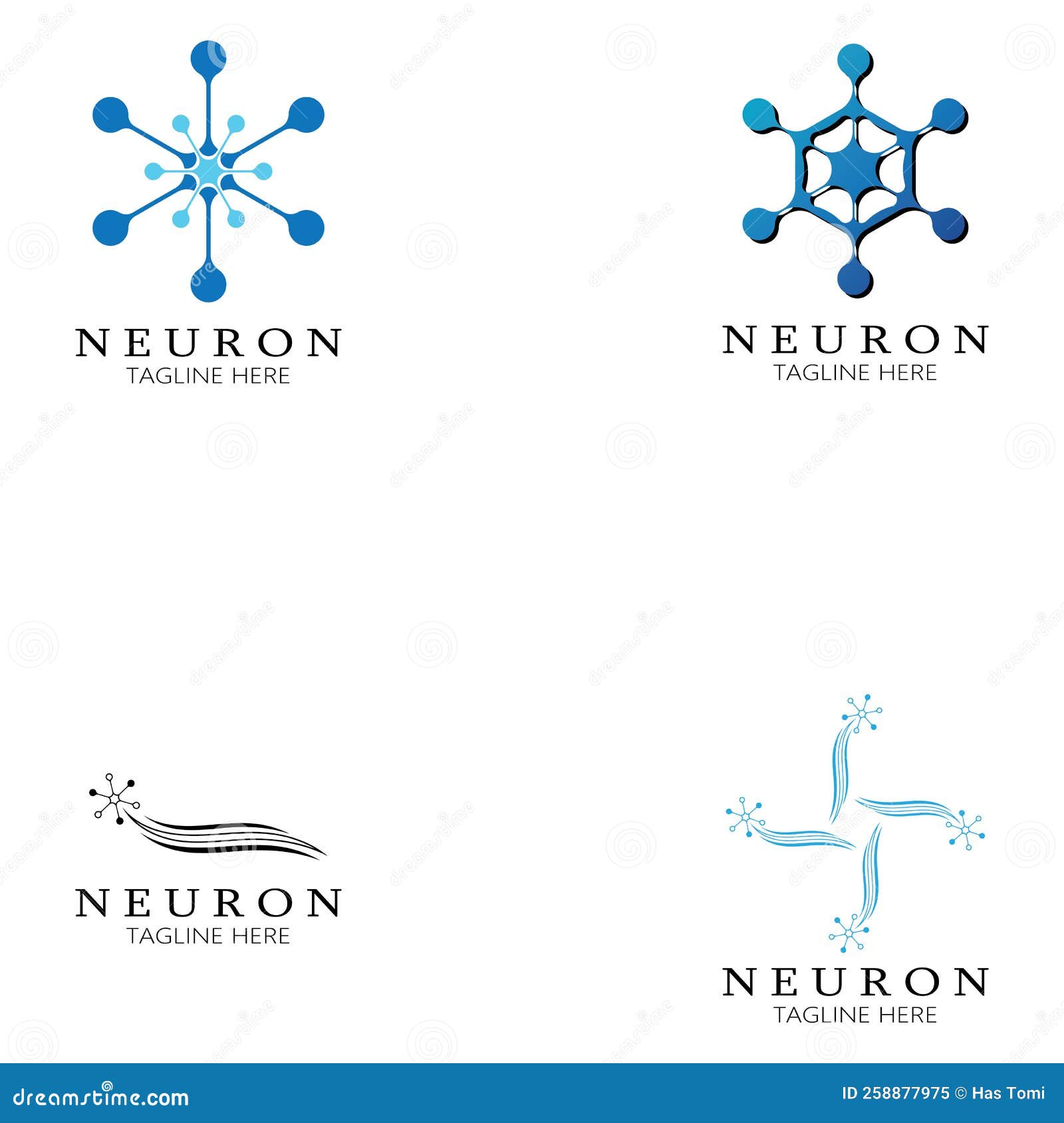 Neuron Logo or Nerve Cell Logo Design,molecule Logo Illustration ...