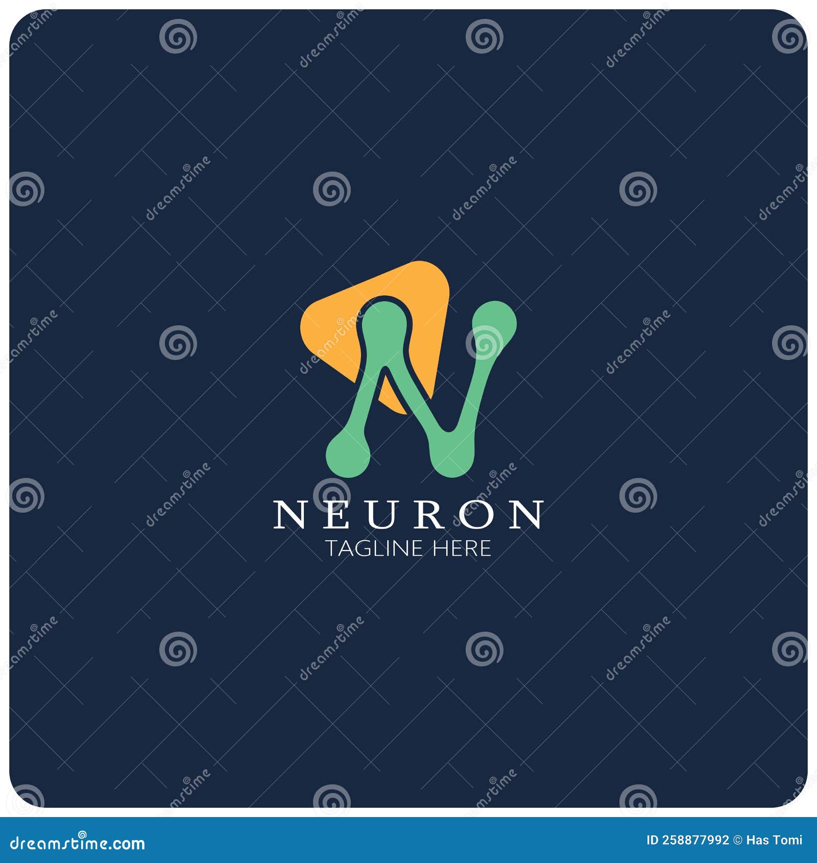 Neuron Logo or Nerve Cell Logo Design,molecule Logo Illustration ...