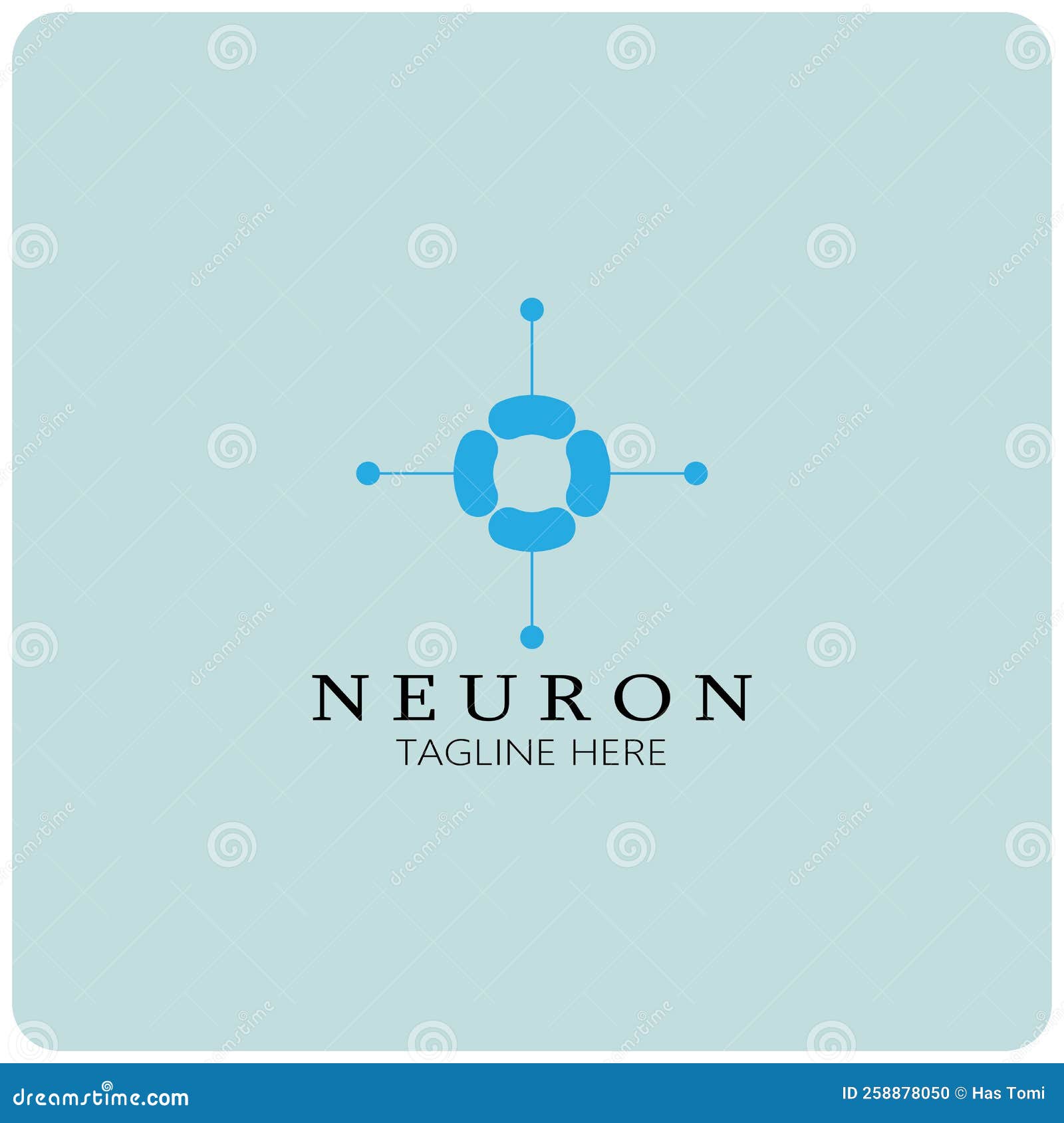 Neuron Logo or Nerve Cell Logo Design,molecule Logo Illustration ...