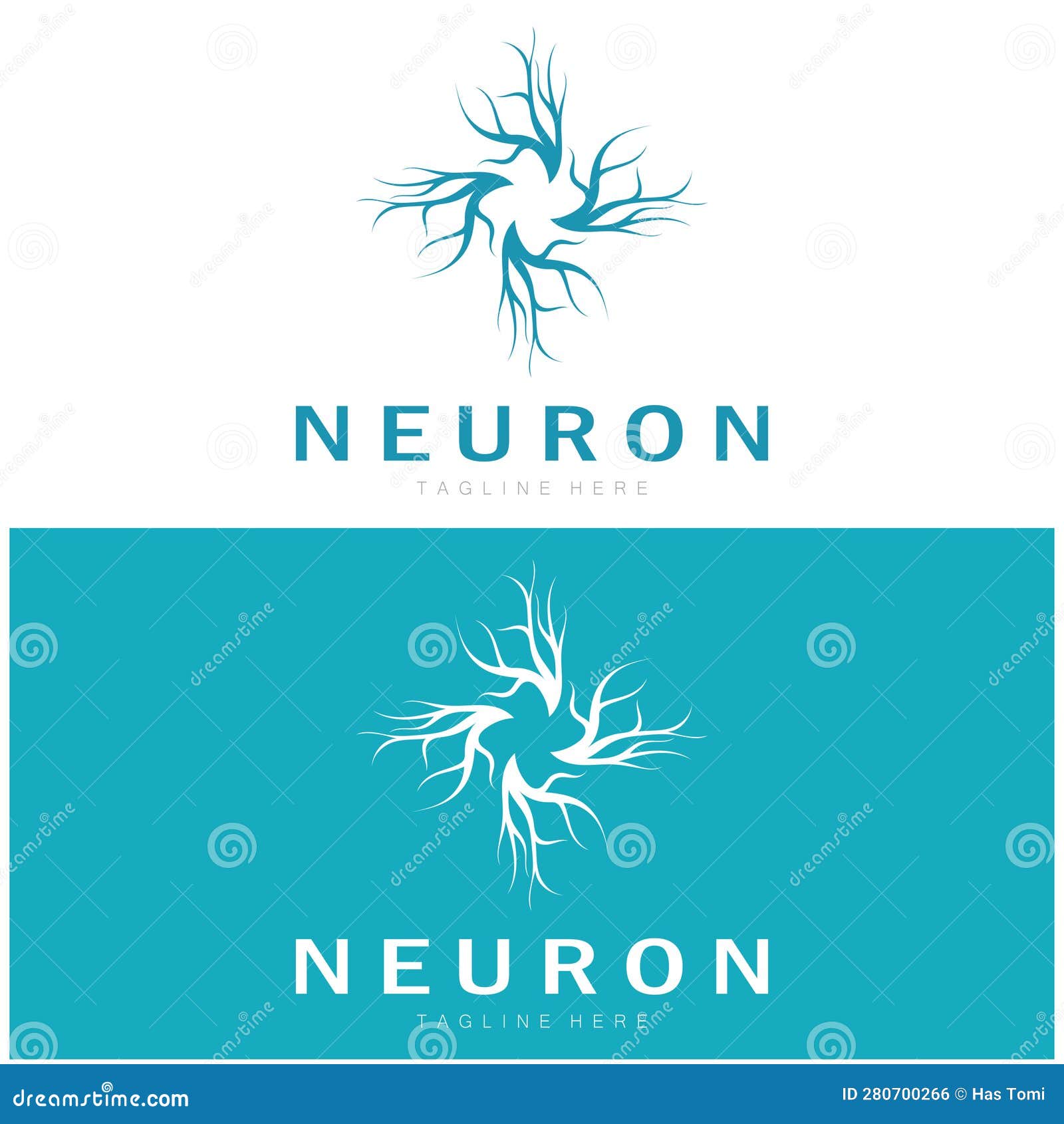 Neuron Logo or Nerve Cell Logo Design,molecule Logo Illustration ...