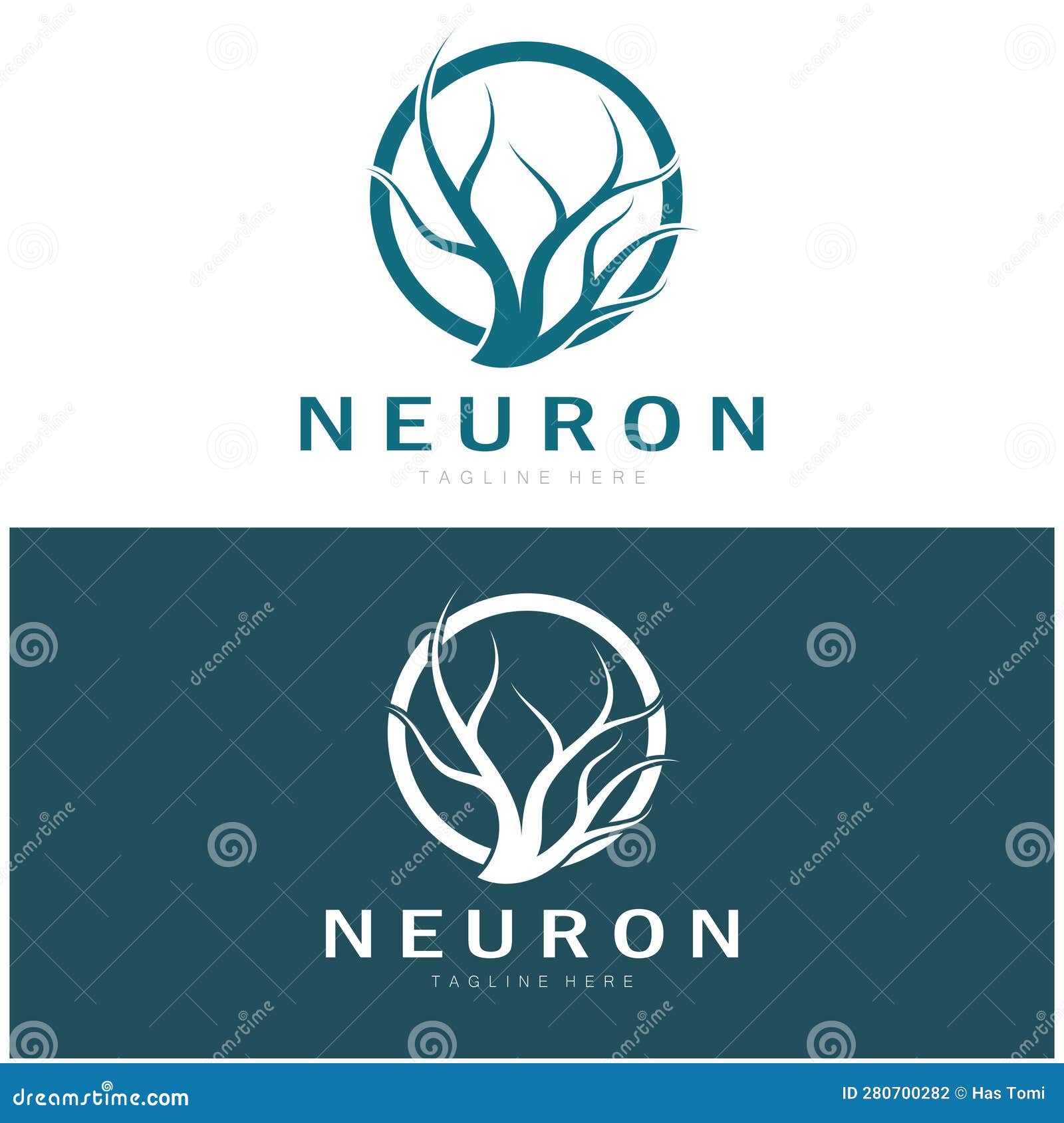 Neuron Logo or Nerve Cell Logo Design,molecule Logo Illustration ...
