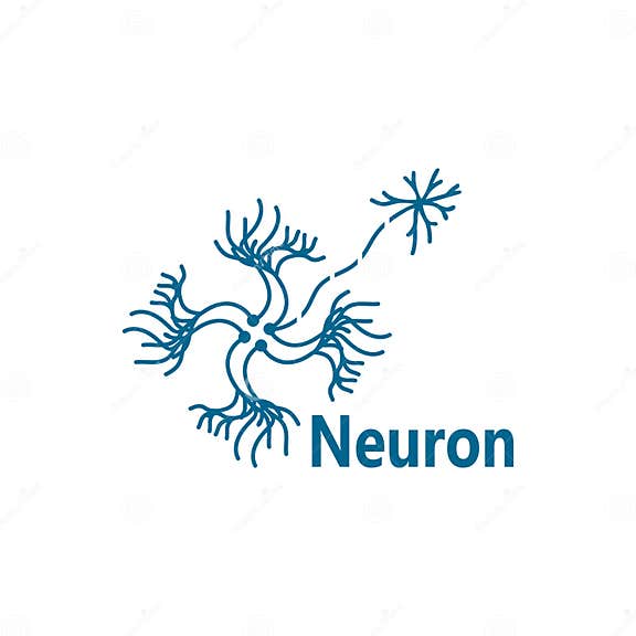 Neuron Logo and Symbol Vector Template Stock Illustration ...