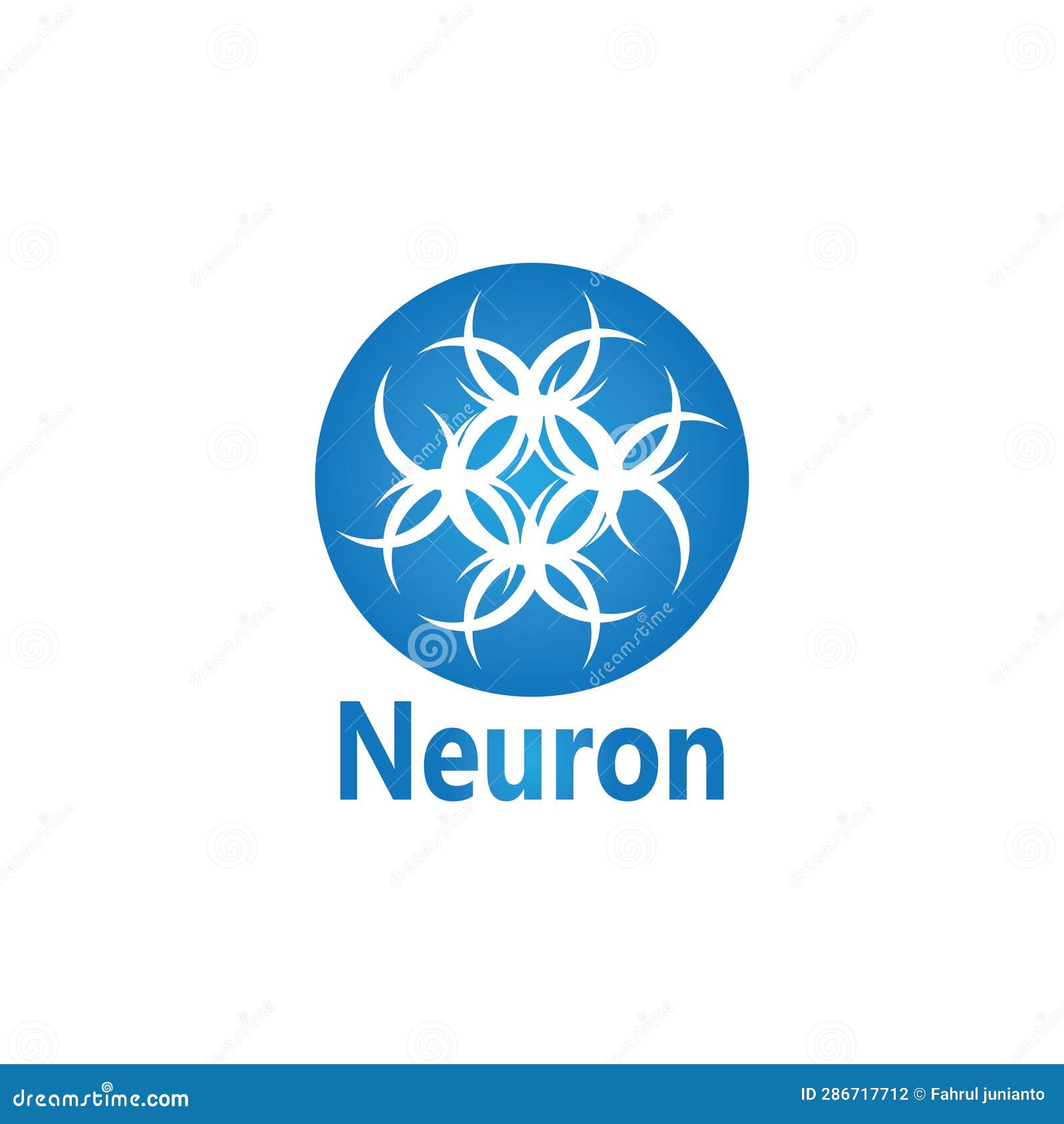 Neuron Logo and Symbol Vector Template Stock Illustration ...
