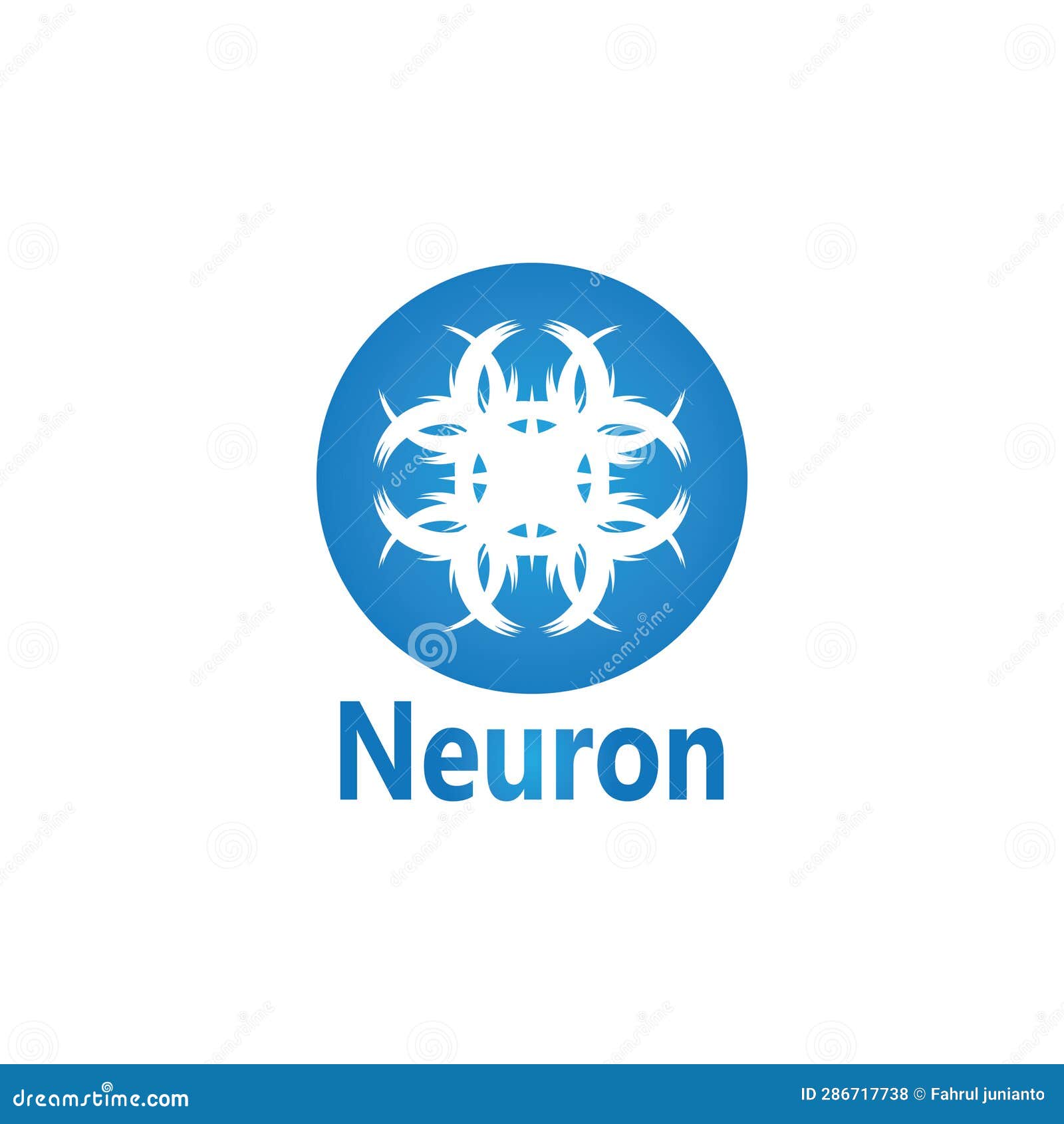Neuron Logo and Symbol Vector Template Stock Illustration ...