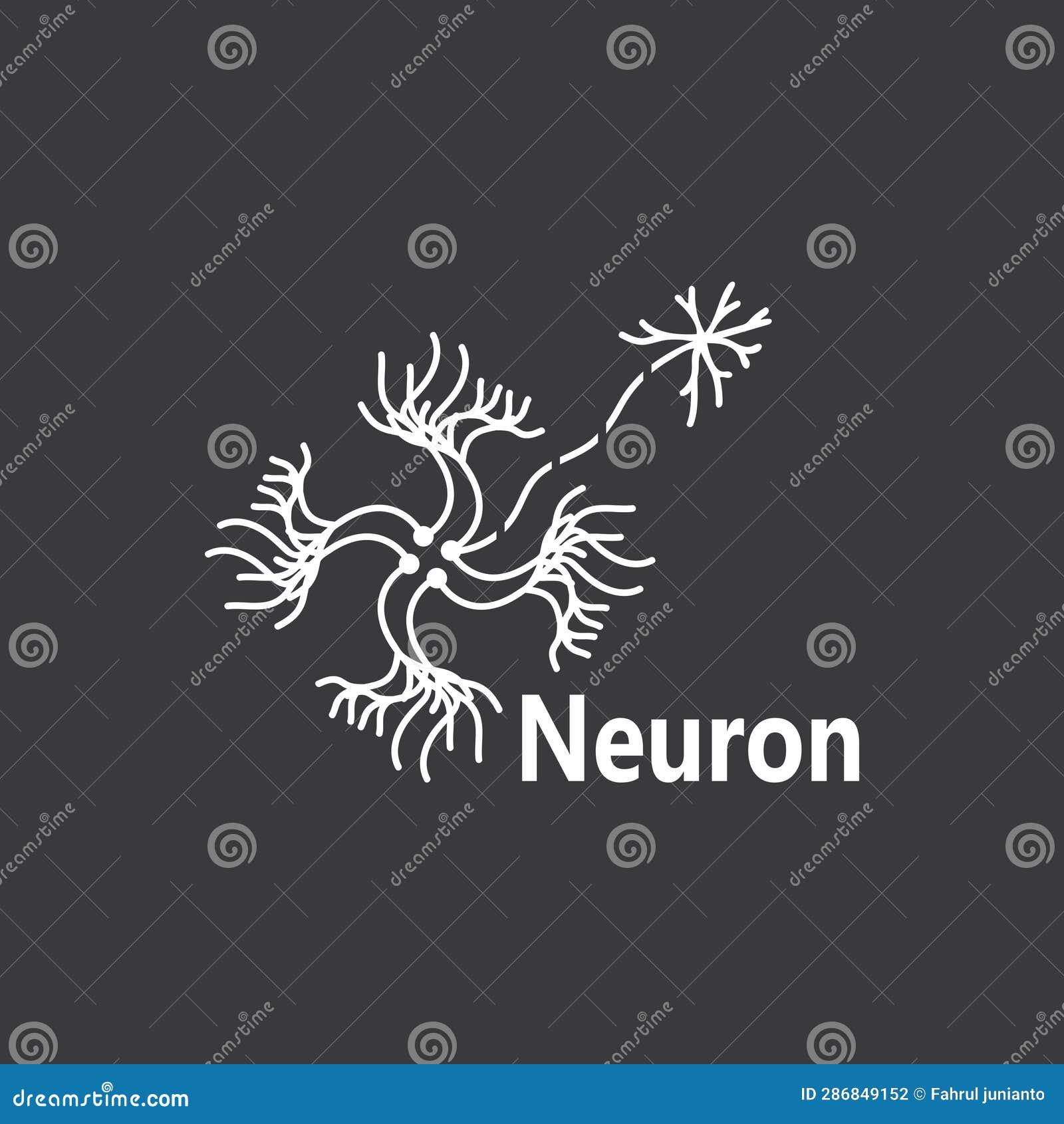 Neuron Logo and Symbol Vector Template Stock Illustration ...