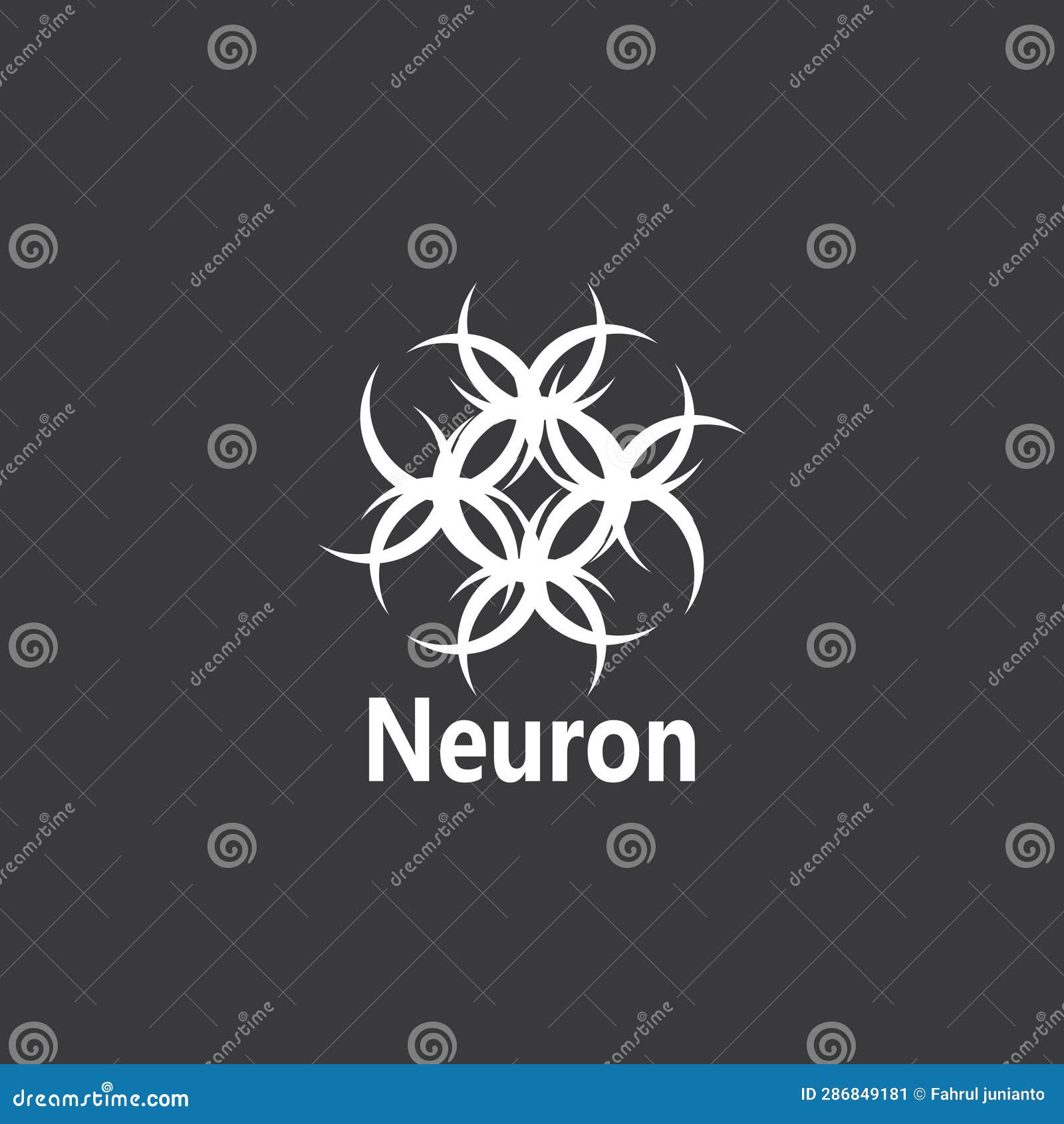 Neuron Logo and Symbol Vector Template Stock Illustration ...