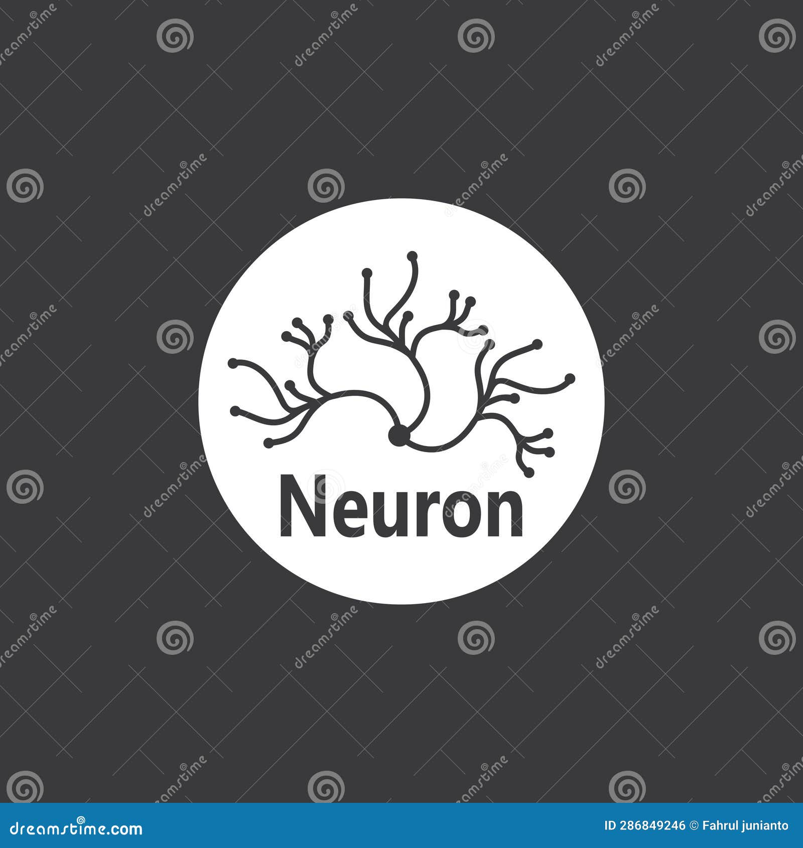 Neuron Logo and Symbol Vector Template Stock Illustration ...