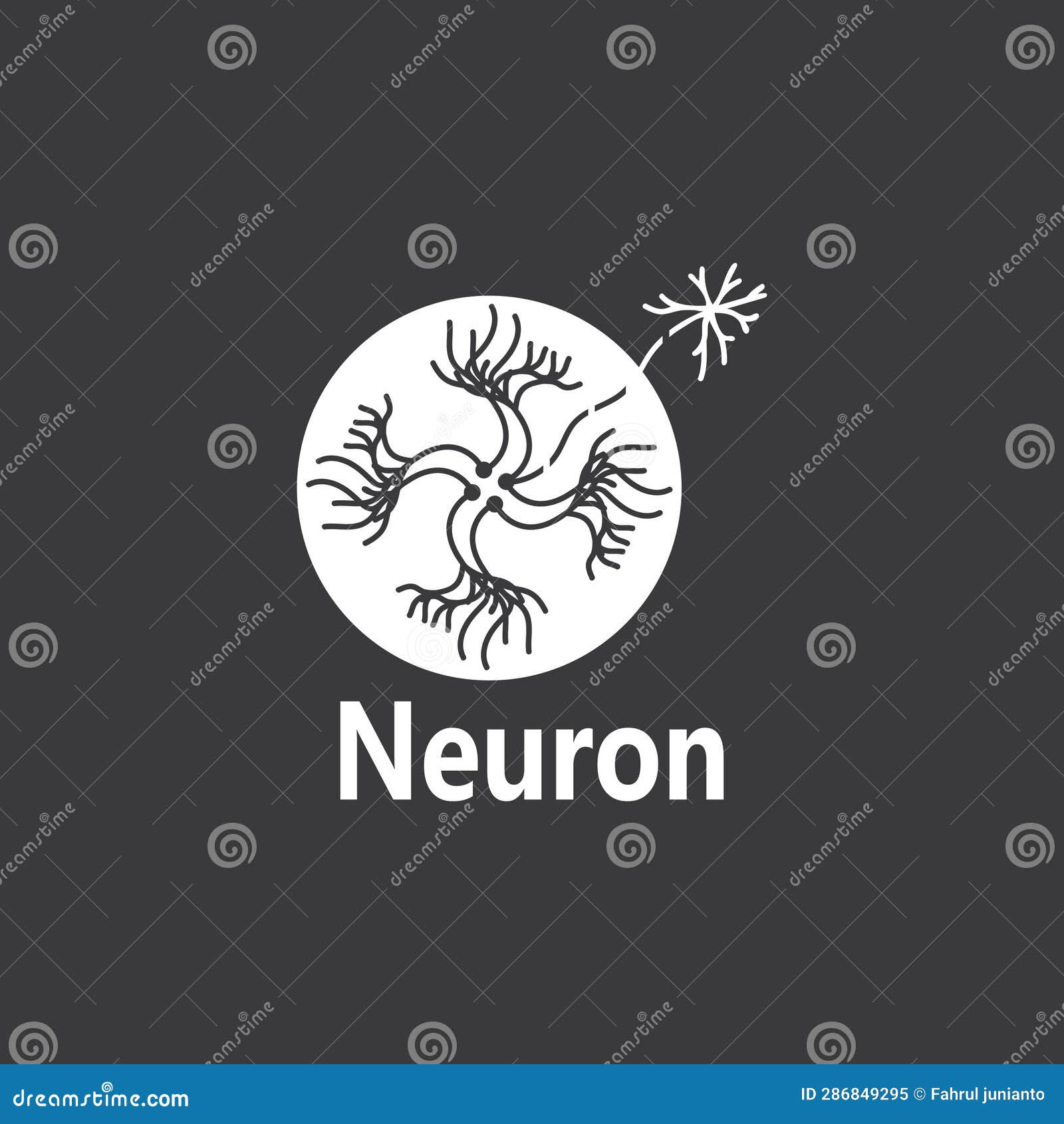 Neuron Logo and Symbol Vector Template Stock Illustration ...