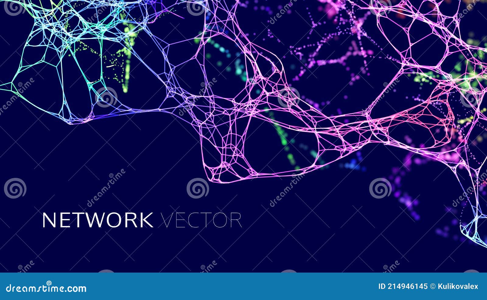 Neuron Network In The Style Of Ramon Y Cajals Drawings Stock Image ...