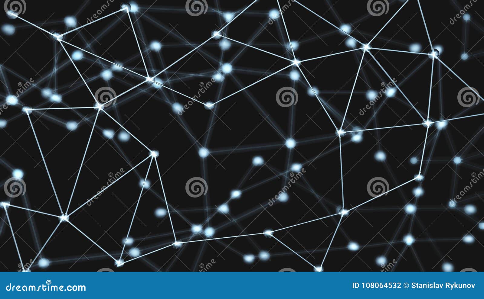 Neuron, Neural Network, Nerve Node, Stock Illustration - Illustration ...