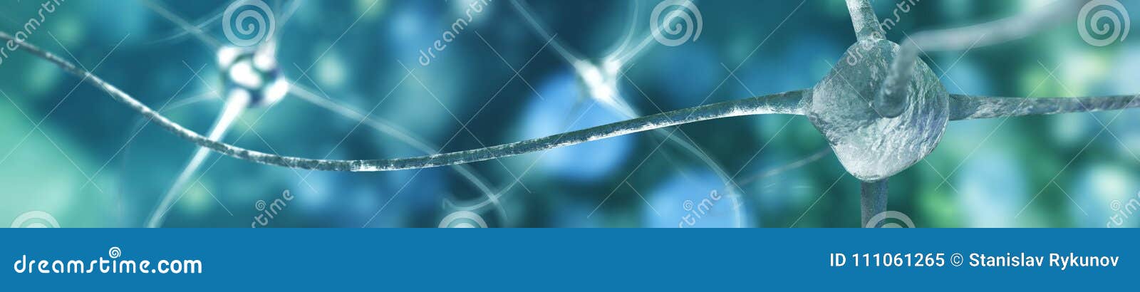 Neuron, Neural Network, Nerve Node, Stock Illustration - Illustration ...