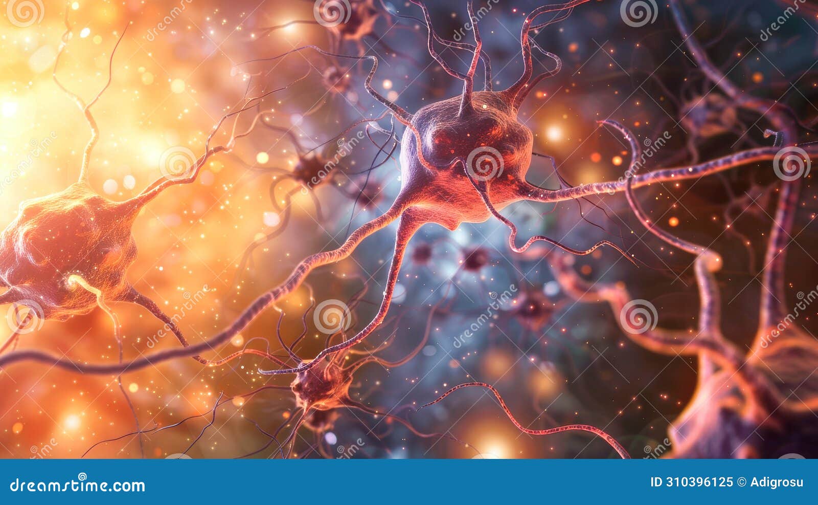 Neuron And Synapse Structure Royalty-Free Stock Photo | CartoonDealer ...